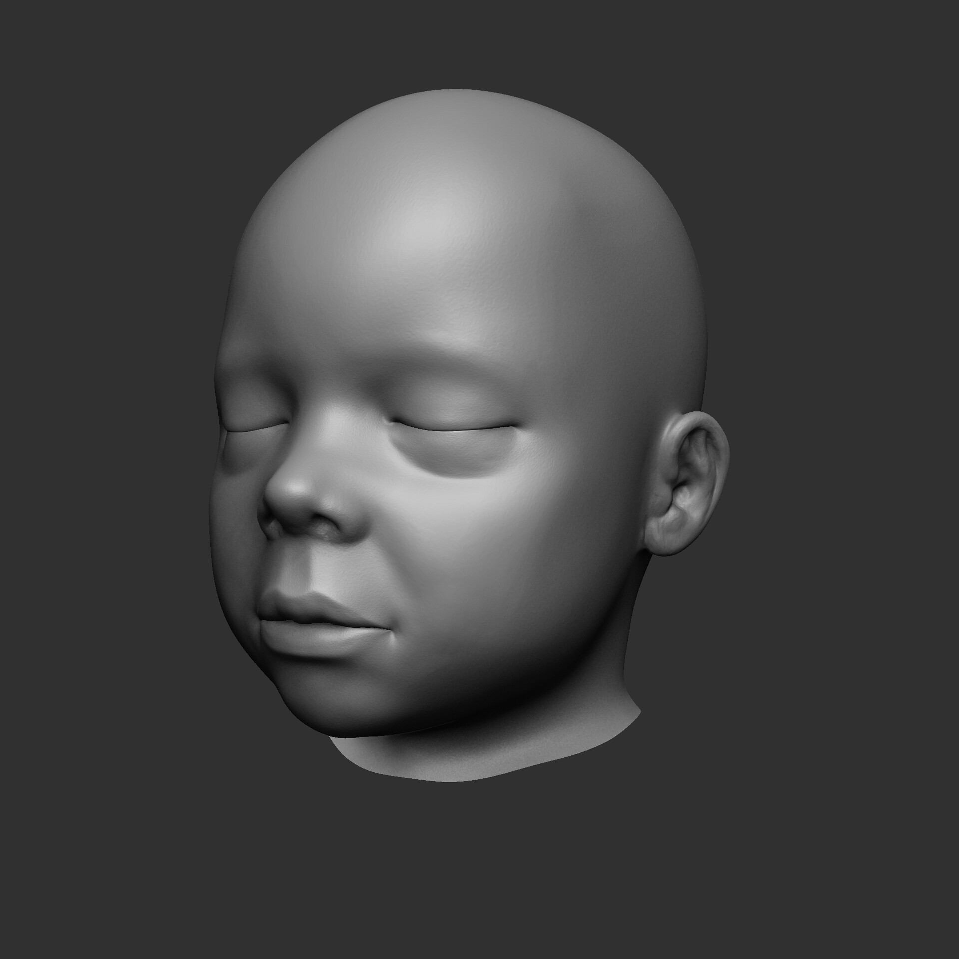ArtStation - baby Sculpting