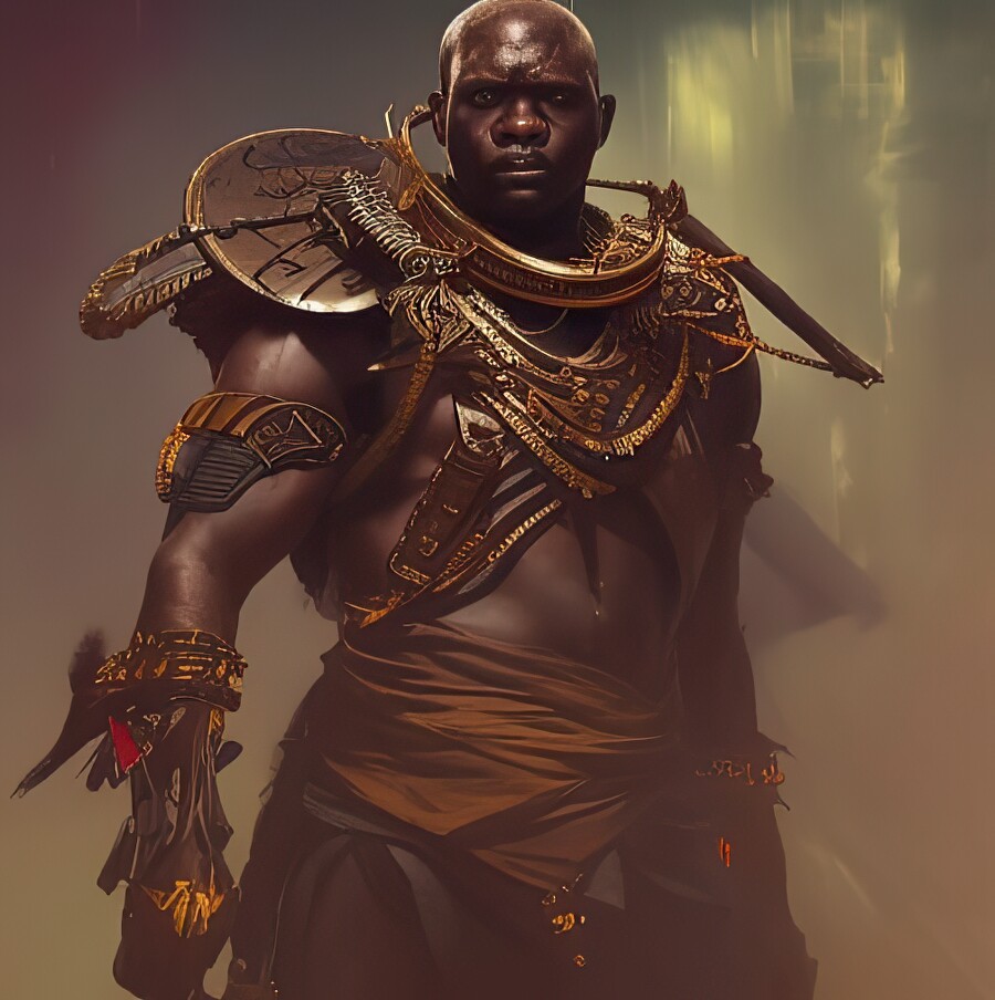 ArtStation - African warrior General