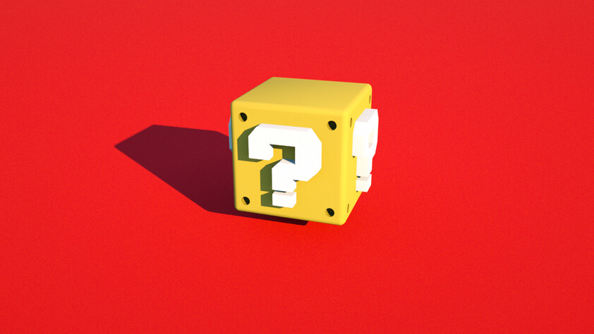 ArtStation - Bloc Point d'interrogation Mario