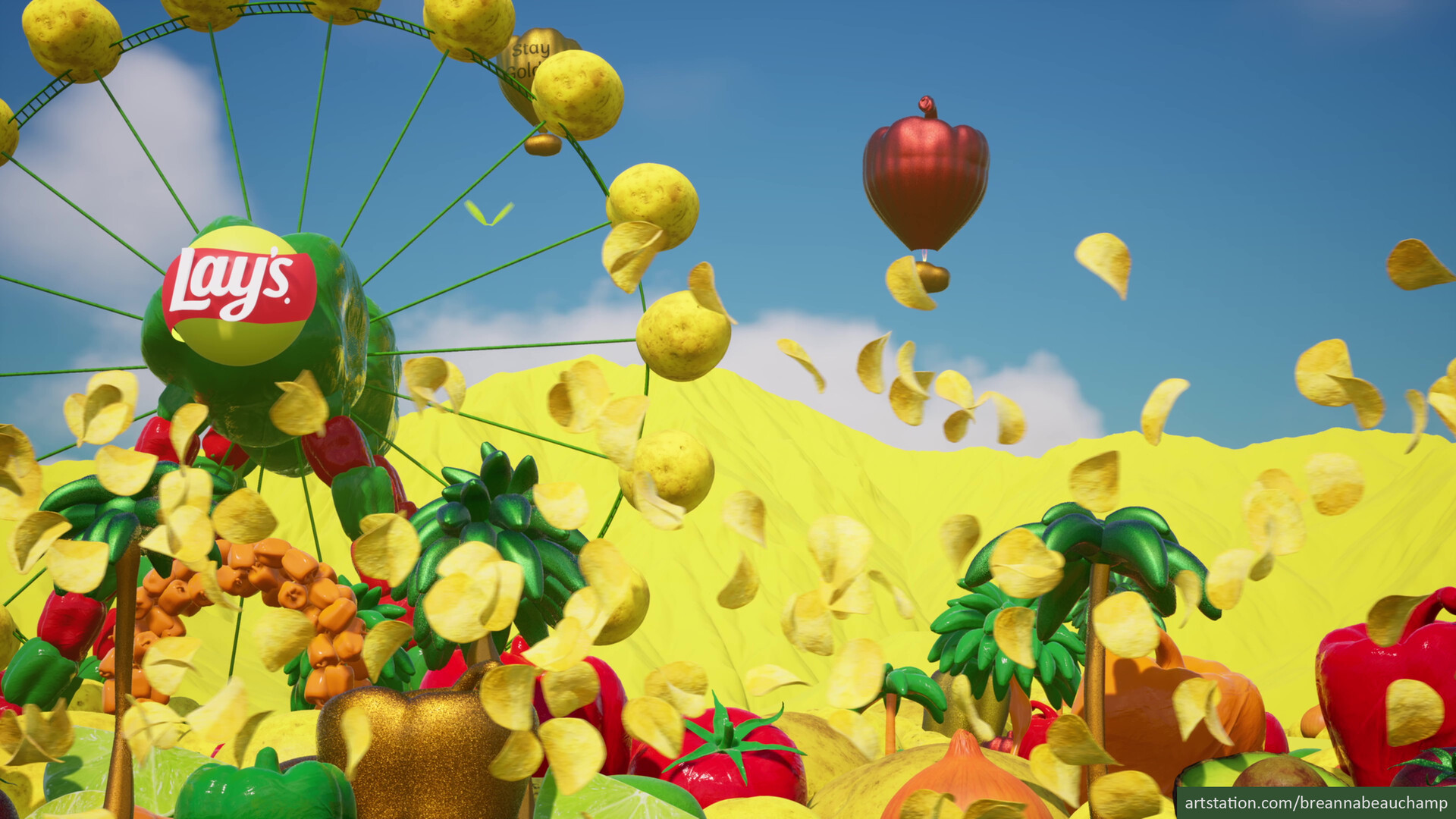 ArtStation - Lay's Brand Experience for Coachella