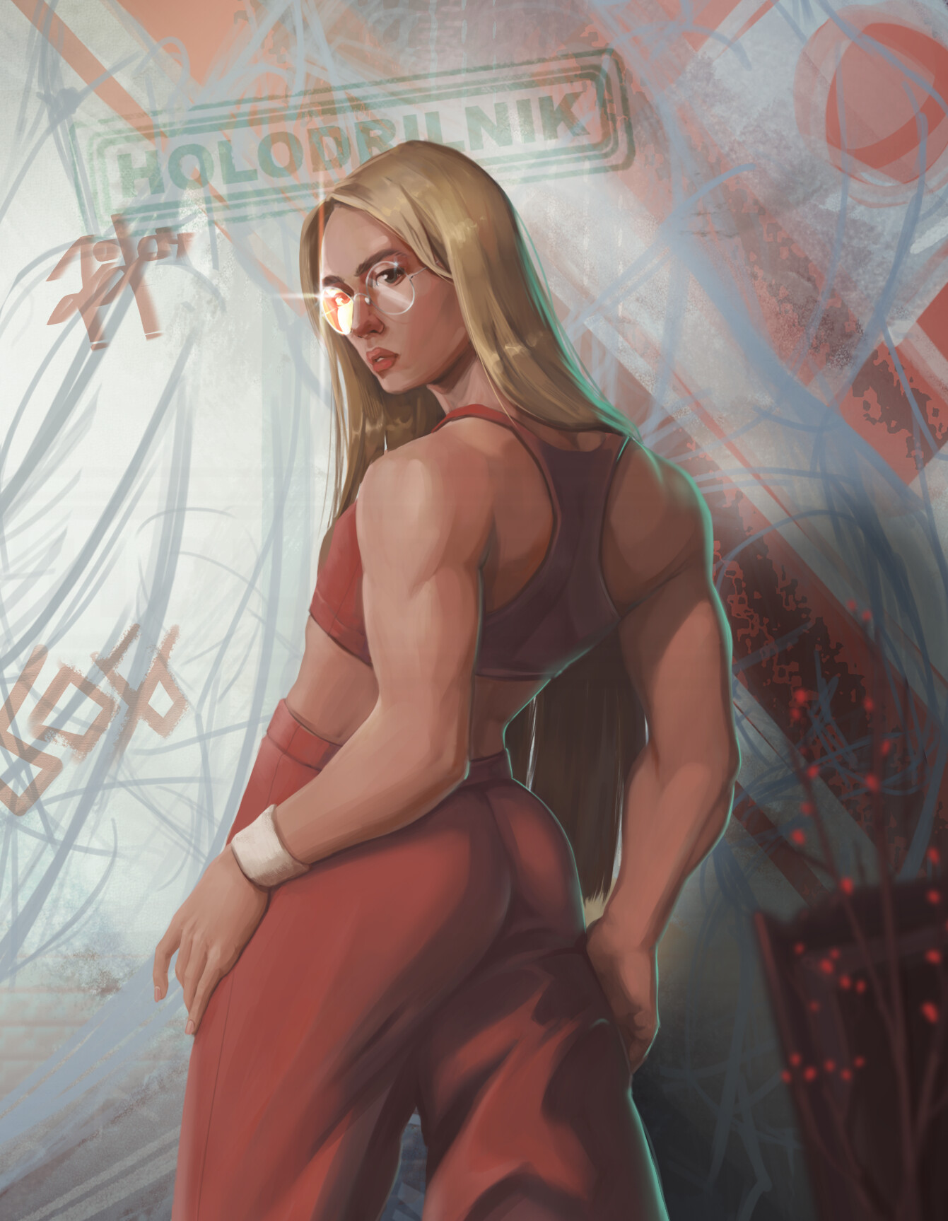 ArtStation - Blond hair, strong hands