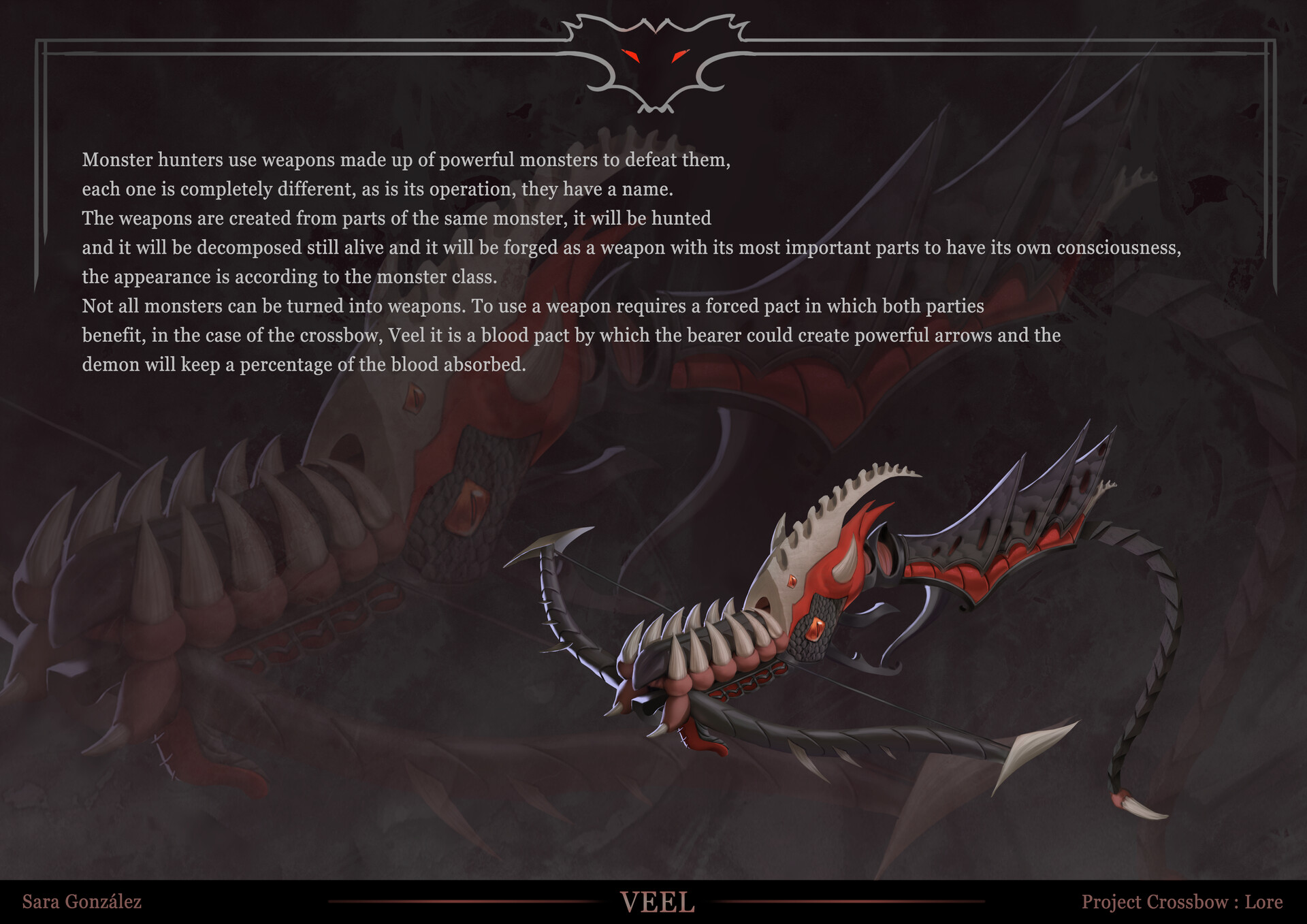 ArtStation - Demonic Dragon Crossbow