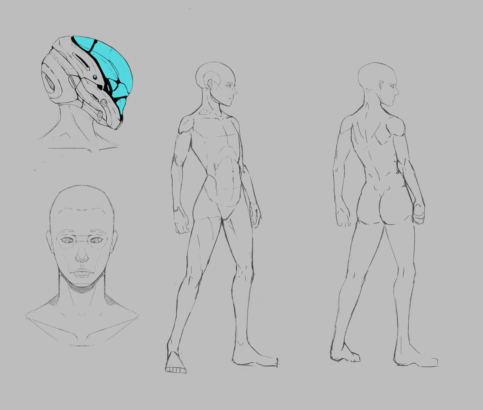 ArtStation - REVN - Echo Helm Concept