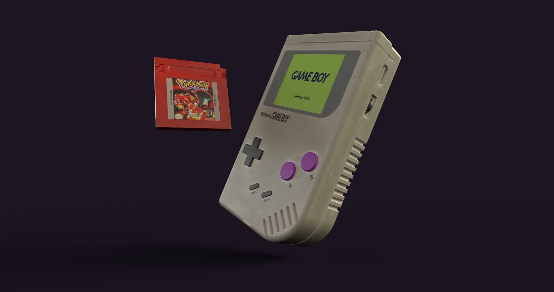 ArtStation - Game Boy 3D model.
