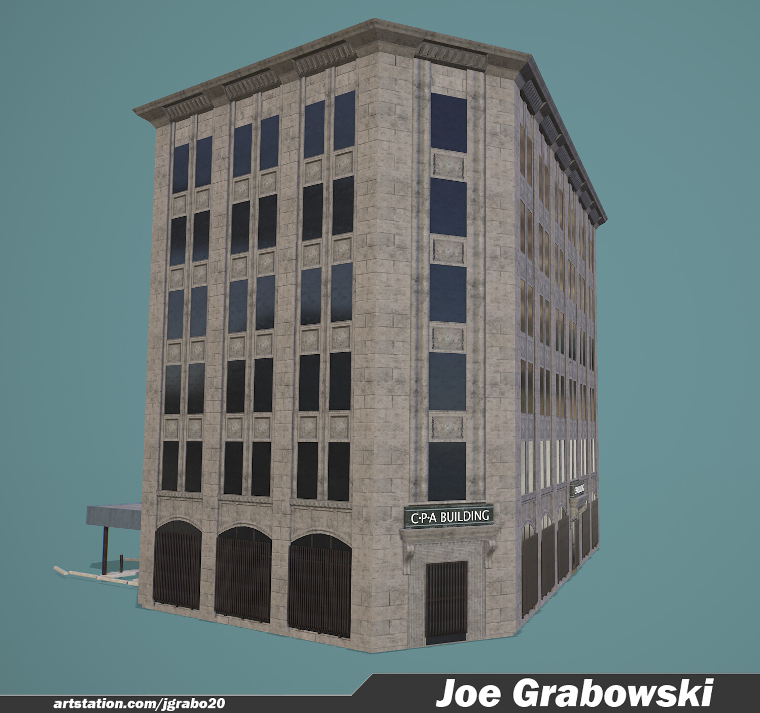 Joe Grabowski - Detroit Cork Town Buildings