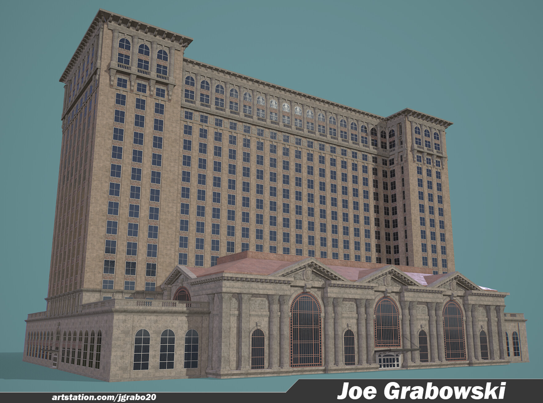 Joe Grabowski - Detroit Cork Town Buildings