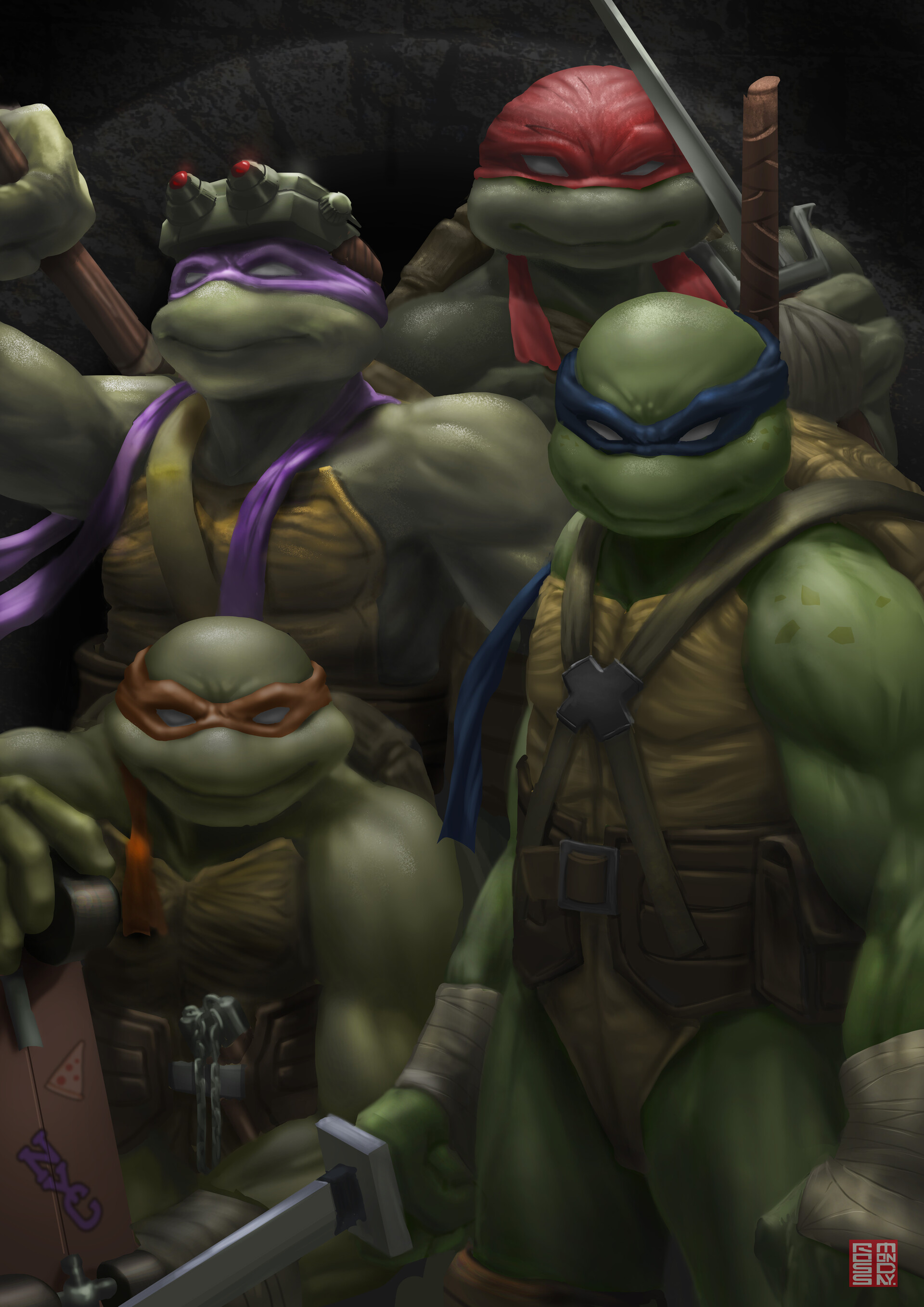 ArtStation - Teenage Mutant Ninja Turtles | Mirage Studio