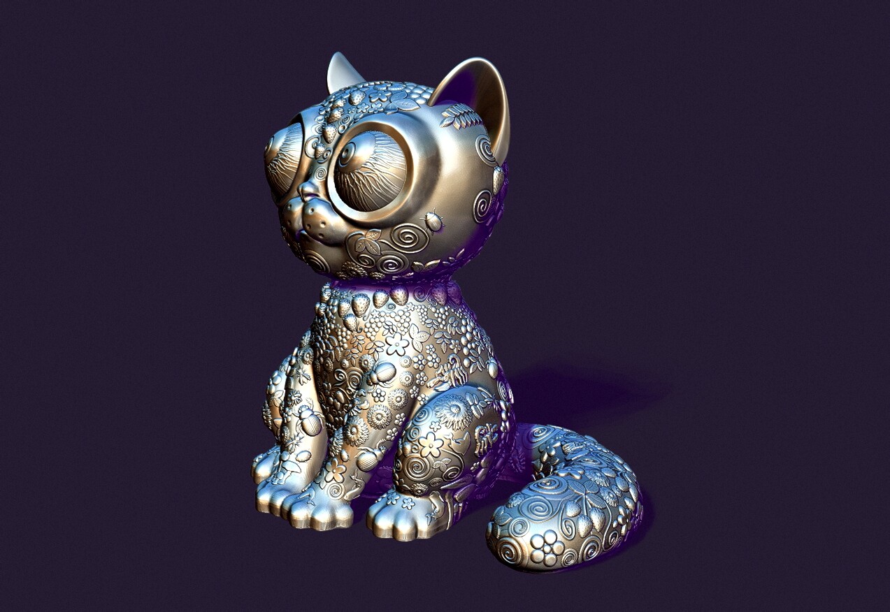 Victoria Kabanova - strawberry cat