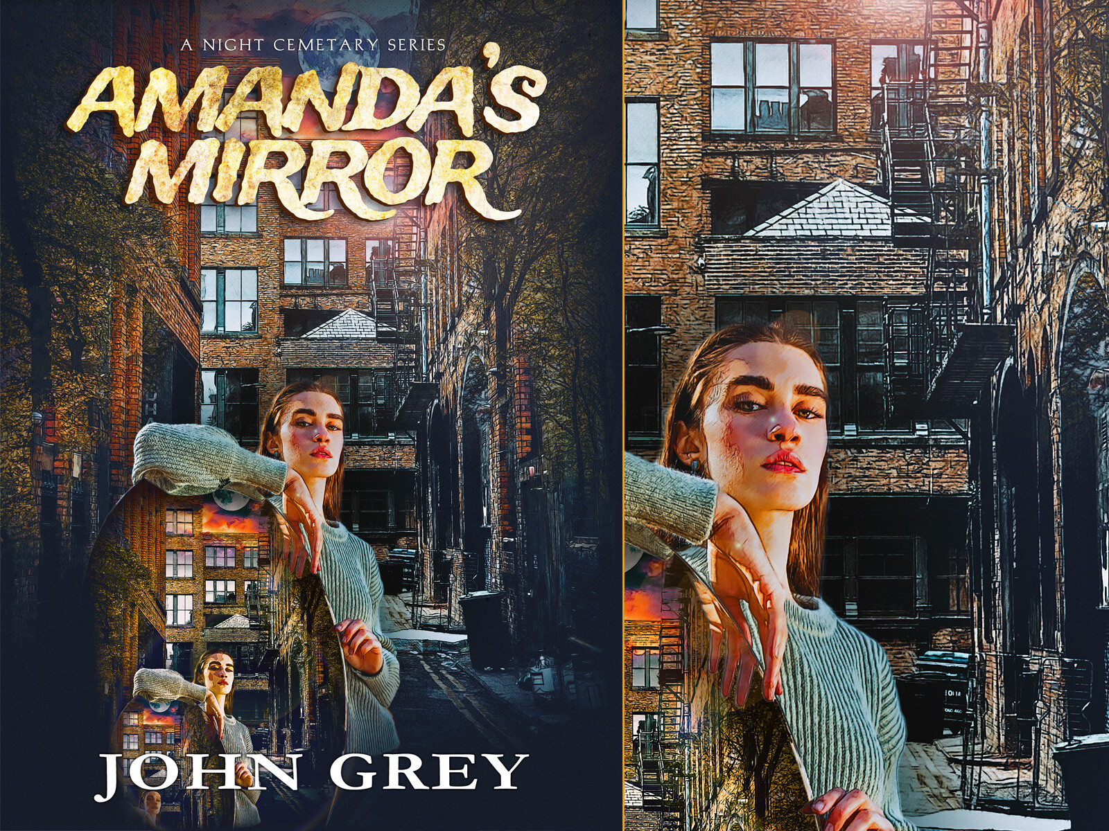 ArtStation - Amanda's Mirror Book Cover