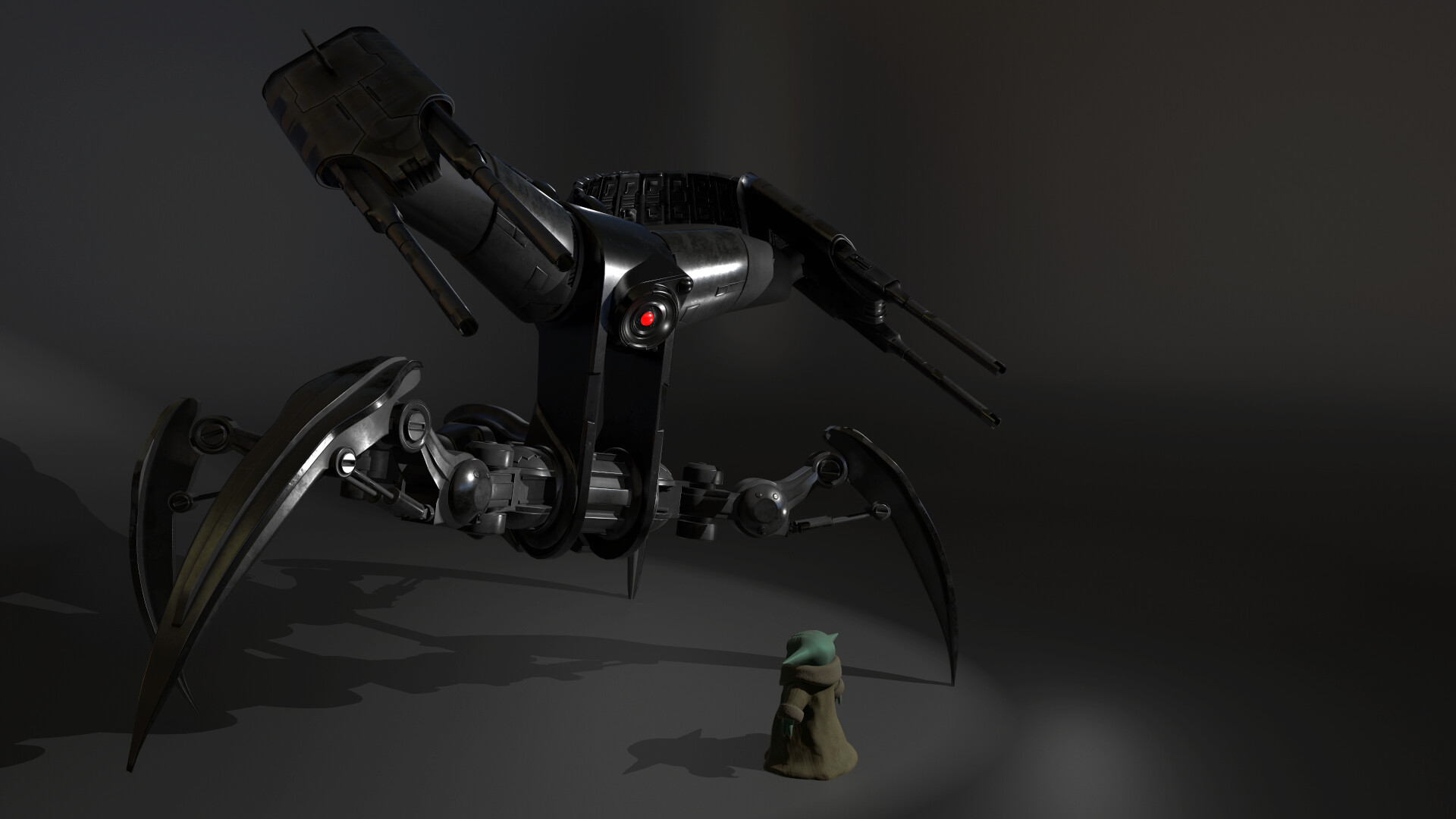 ArtStation - Star Wars Scorpenek annihilator droid