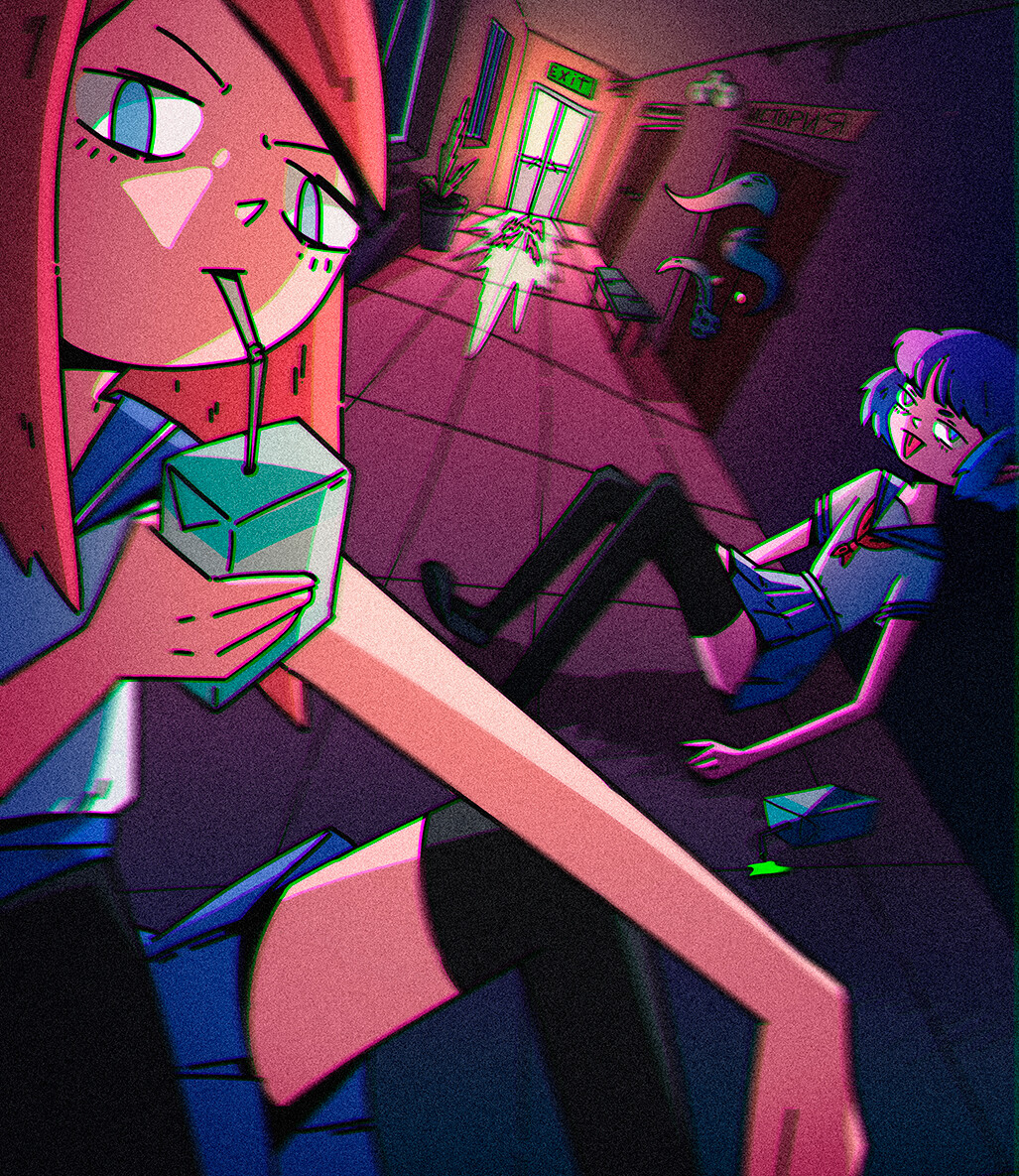 ArtStation - something is wrong at school