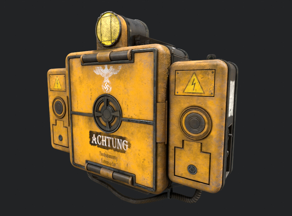 ArtStation - Wolfenstein The New Order Charging Station