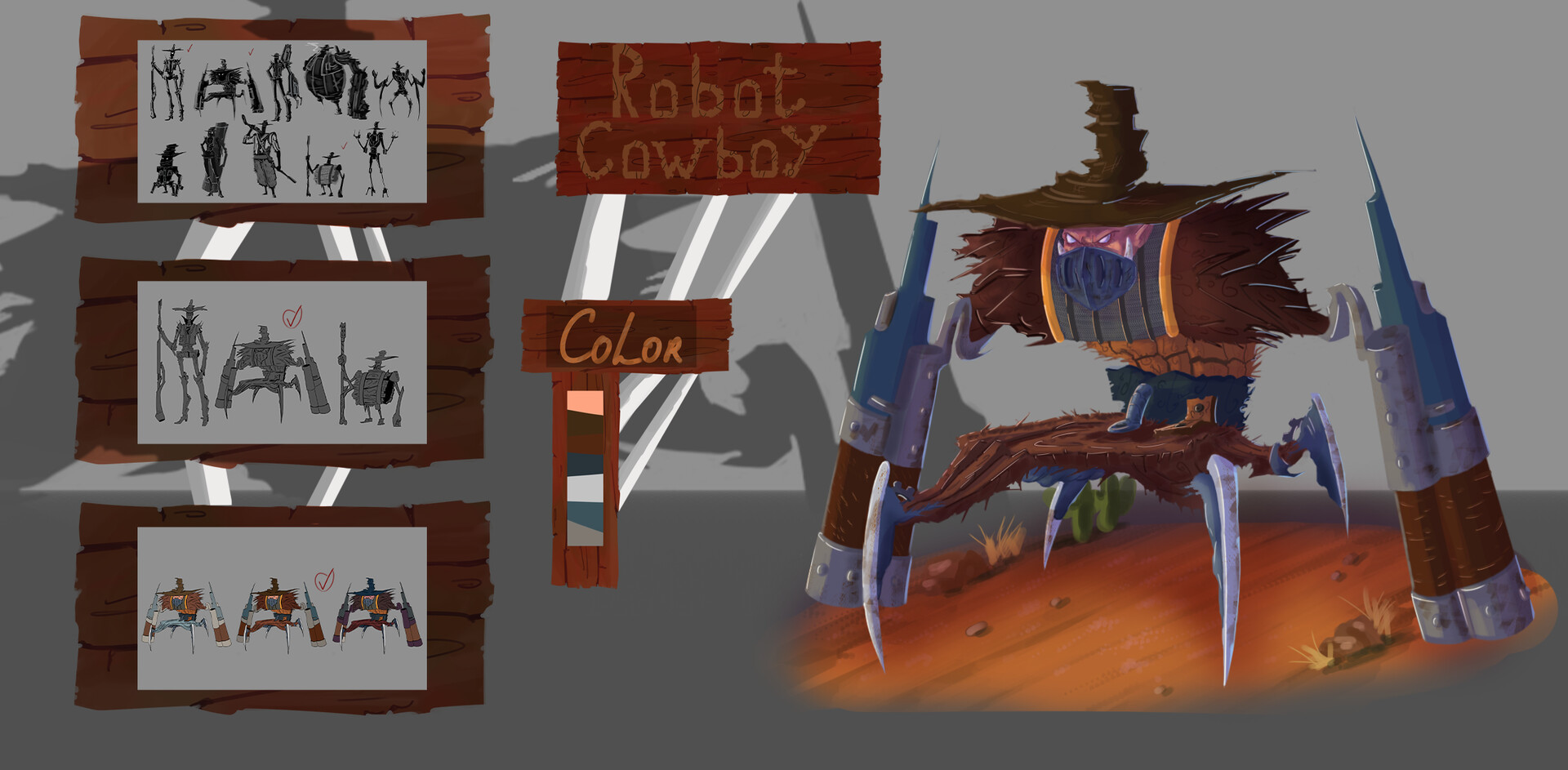 ArtStation - Robot Cowboy