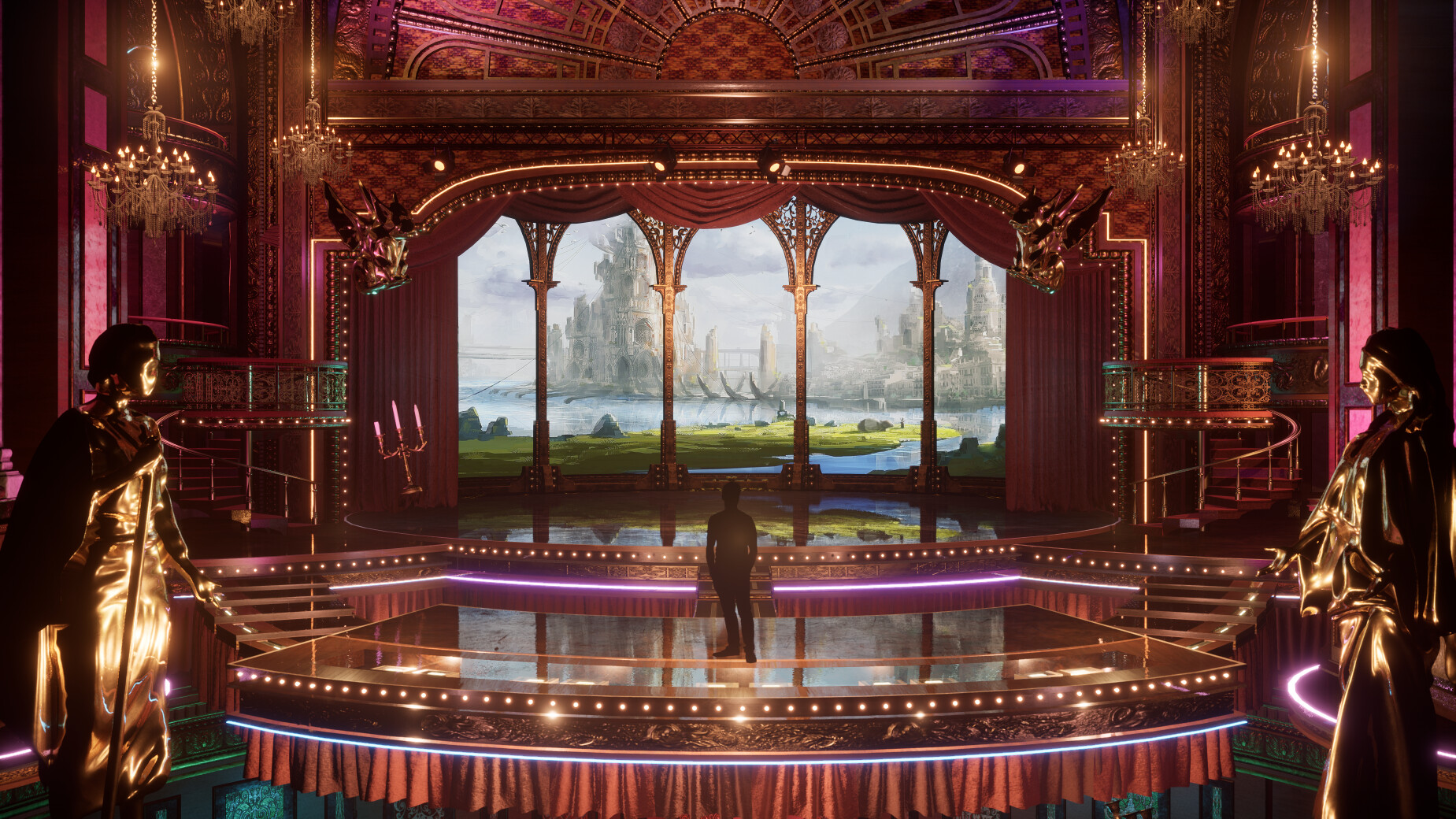 ArtStation - Coming Happy Concert Stage