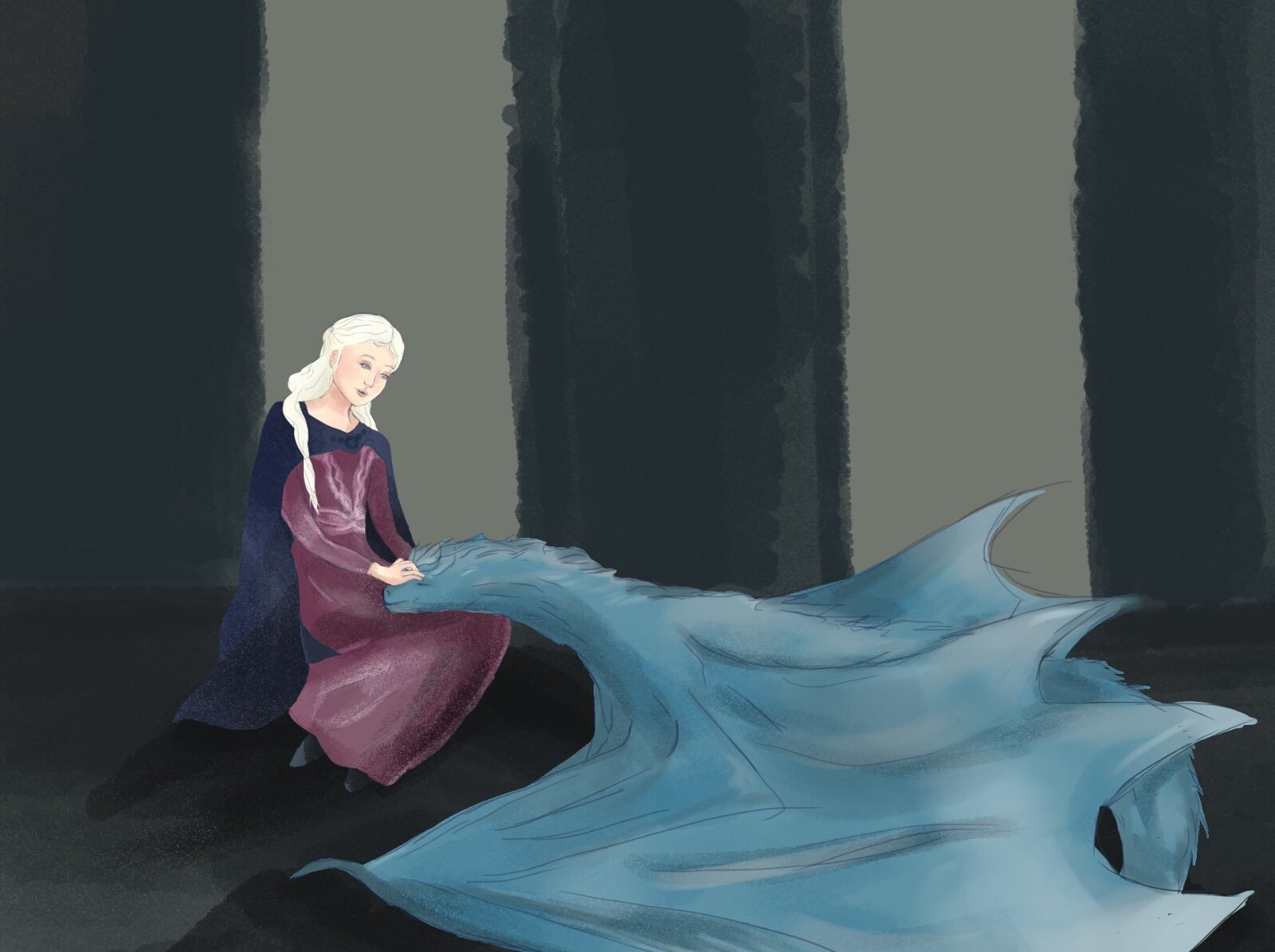 ArtStation - Rhaena Targaryen and Dreamfyre