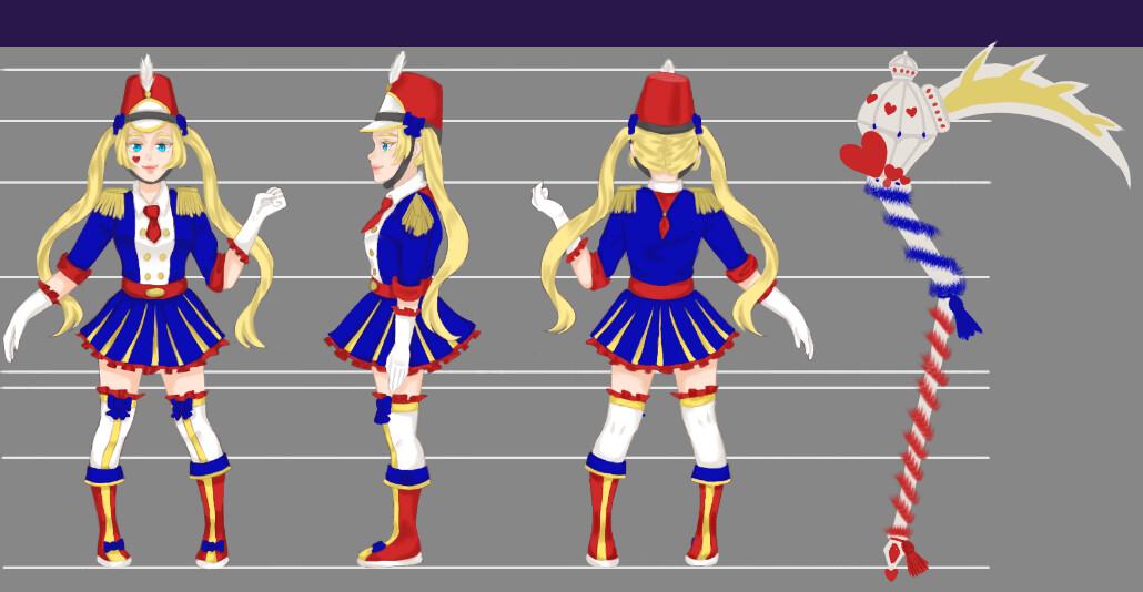 ArtStation - Skin Design Ruby MLBB