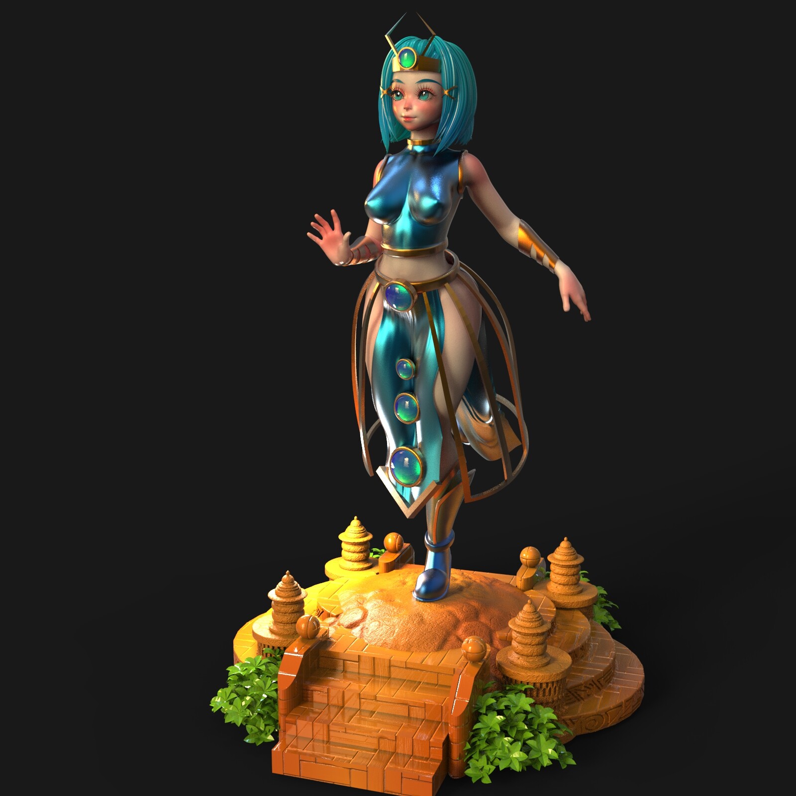 ArtStation - Egiptian Princess