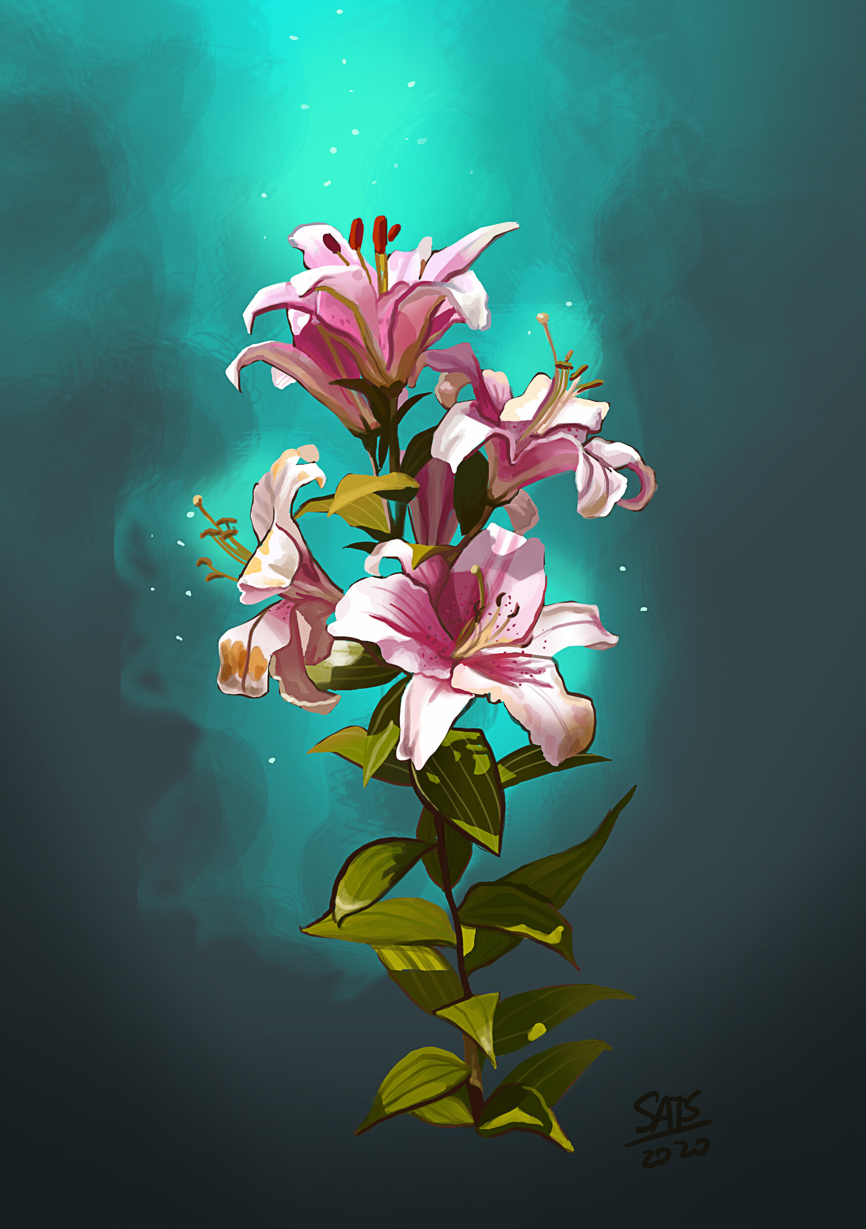 ArtStation - Flower -study-