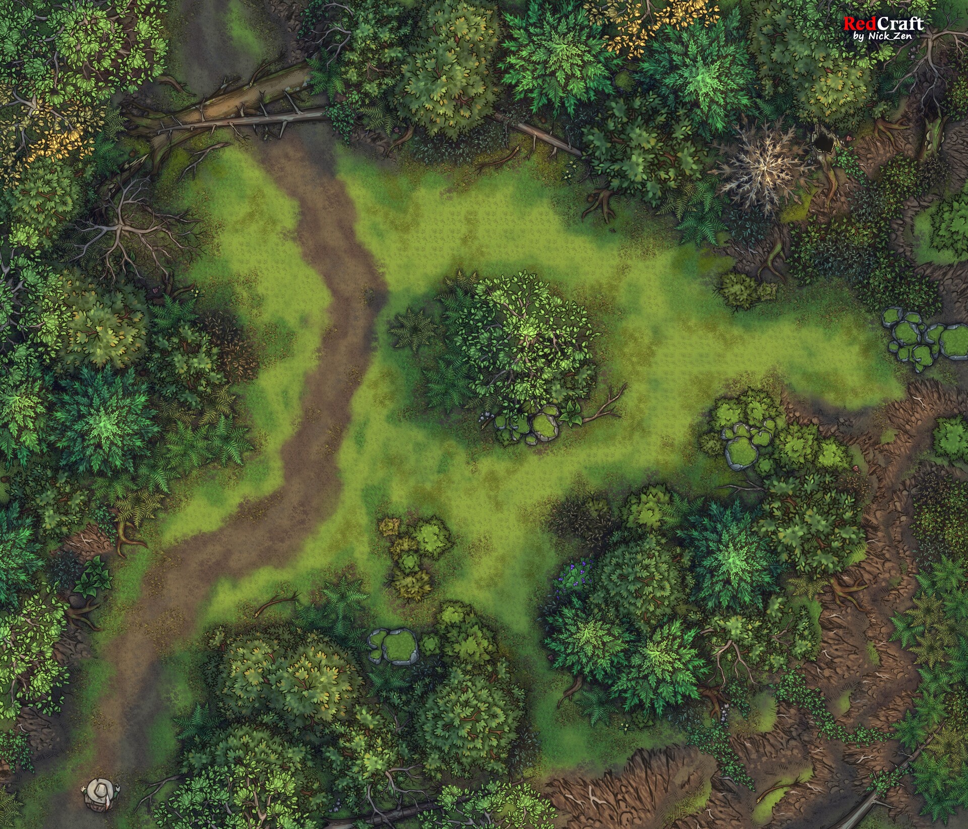 ArtStation - Ambush in the forest