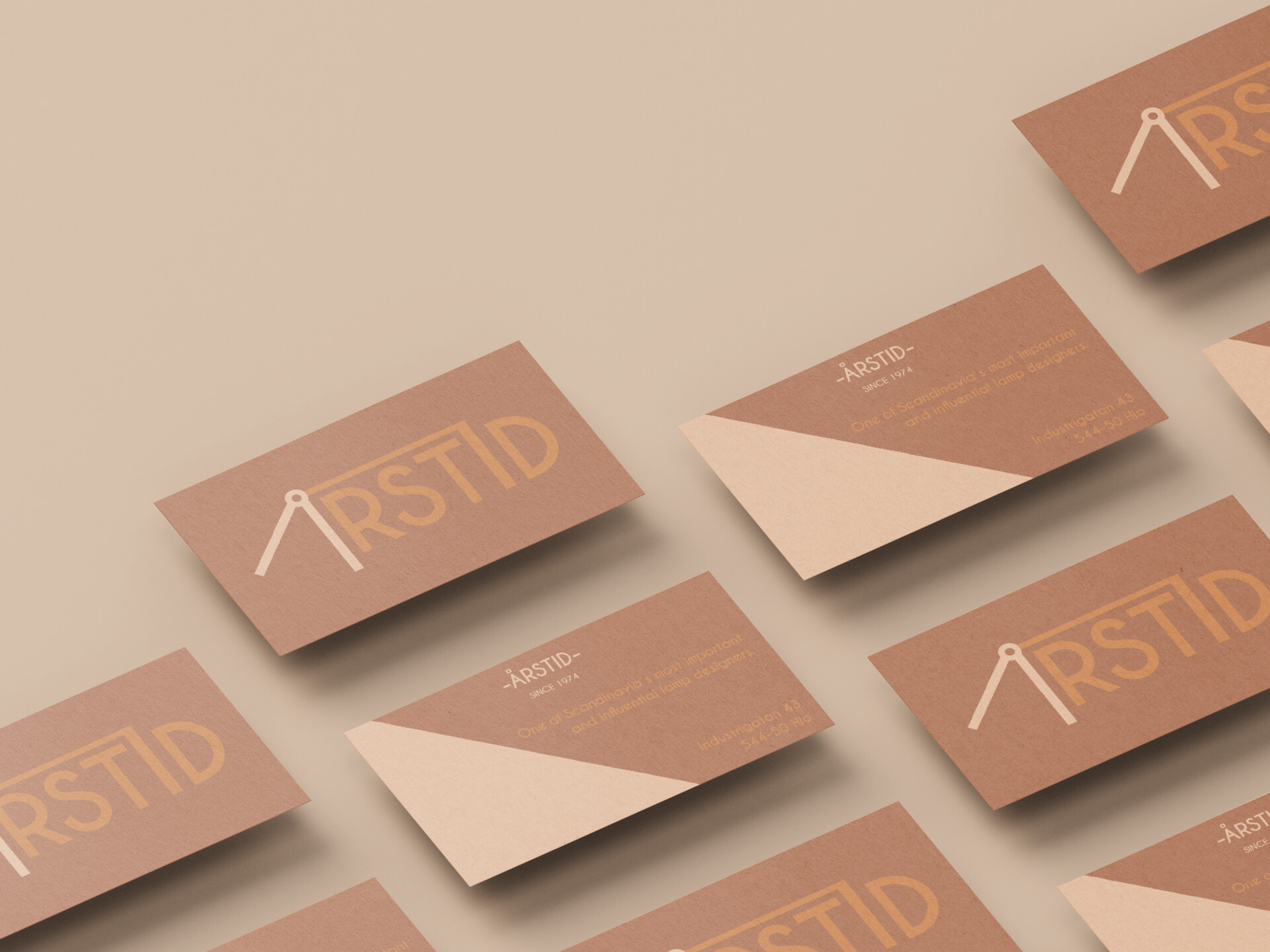 ArtStation - not existing brand logo design and bussines card project