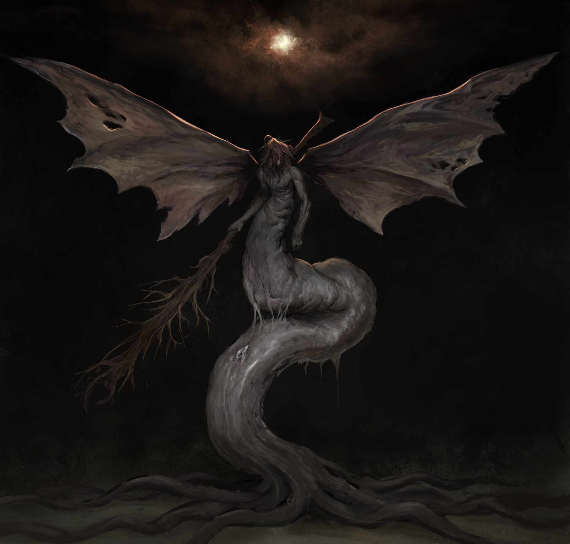 ArtStation - withered flower