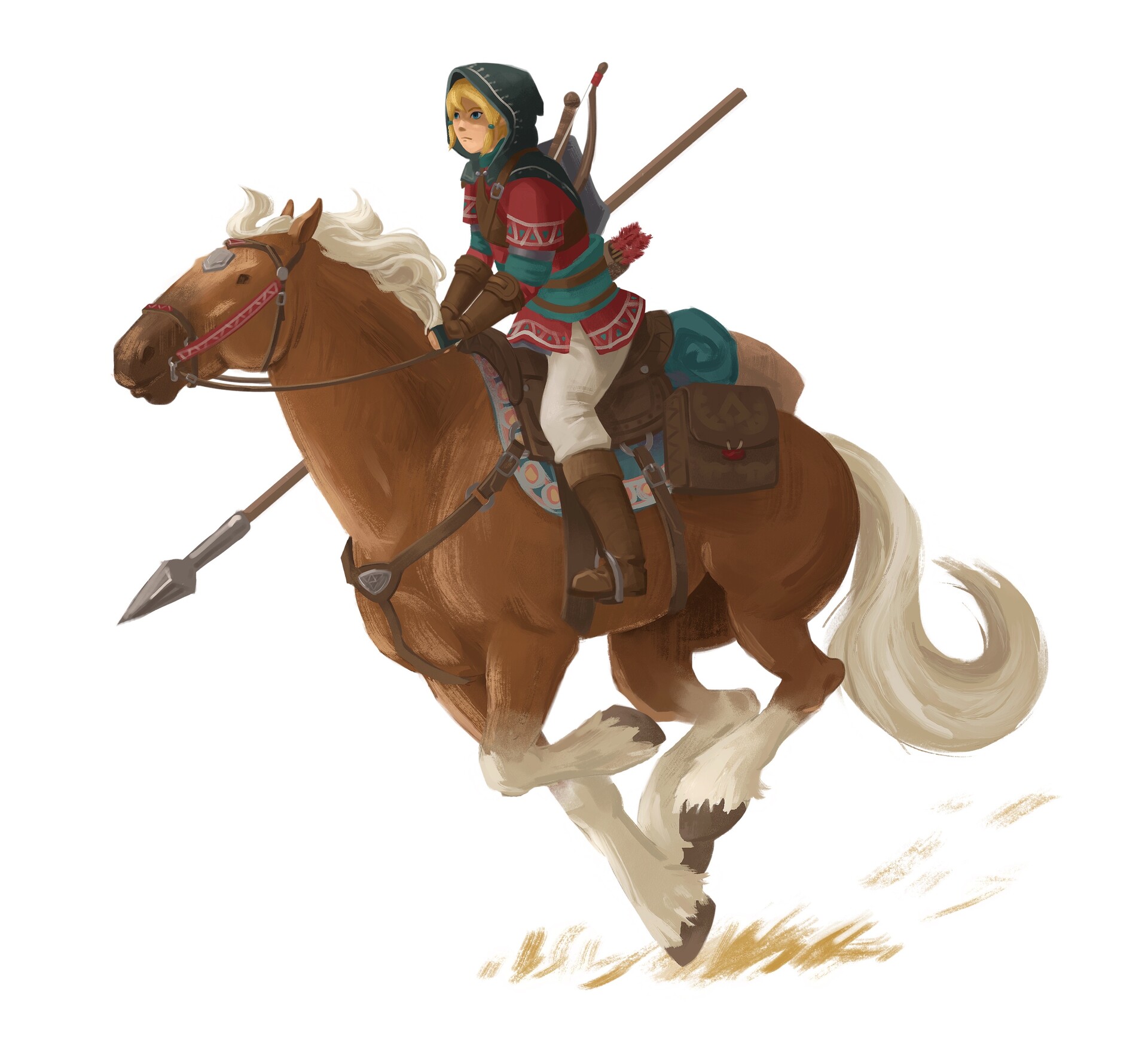 ArtStation - Link and Epona