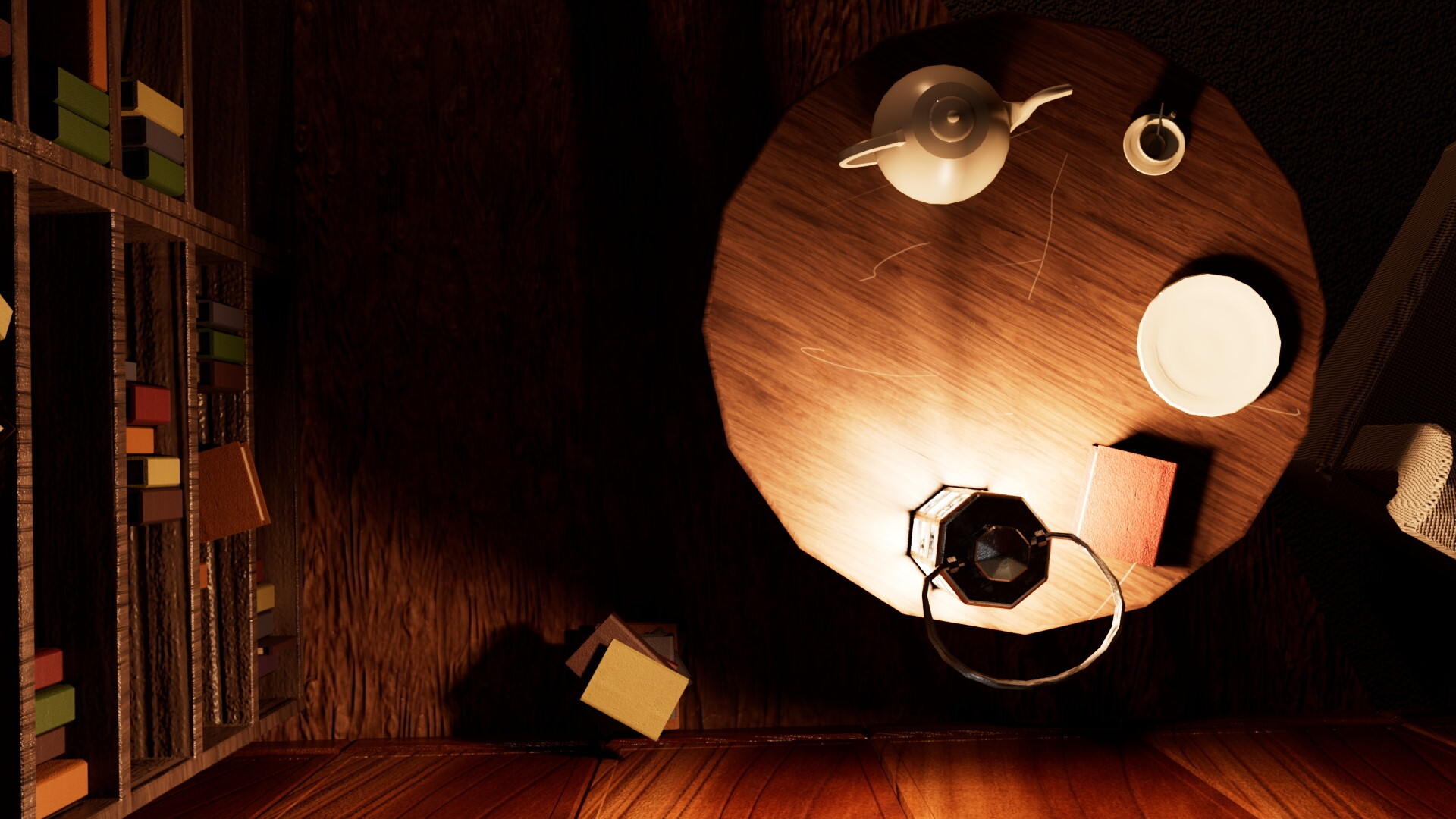 Lisa - 3D Diorama - Scene "Witch Library"