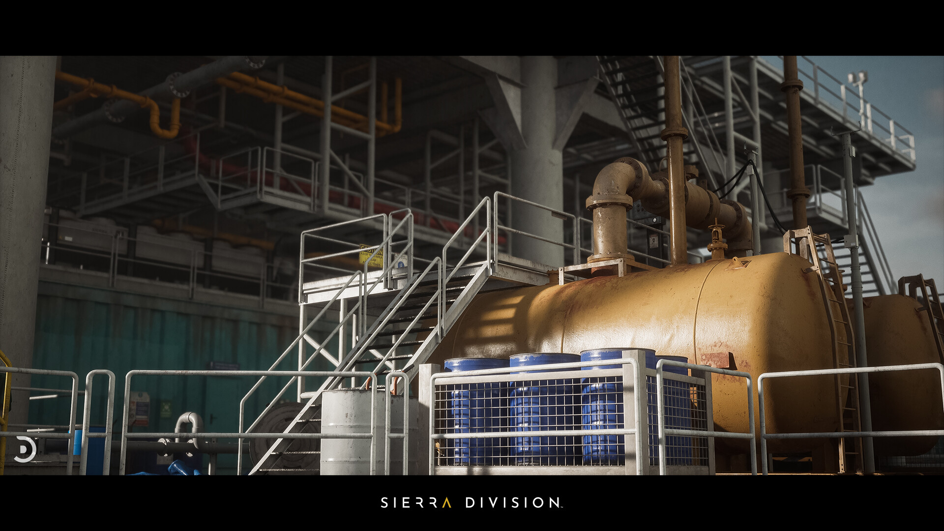 Jacob Norris - Modular Oil Rig and Industrial Sci Fi - Sierra Division