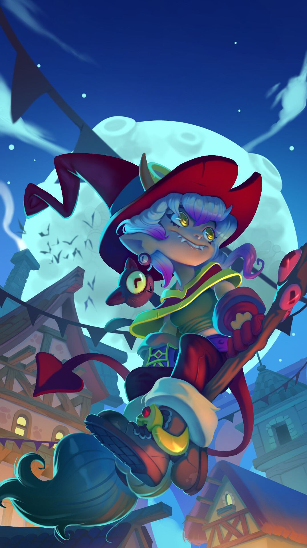 ArtStation - little witch concept art.