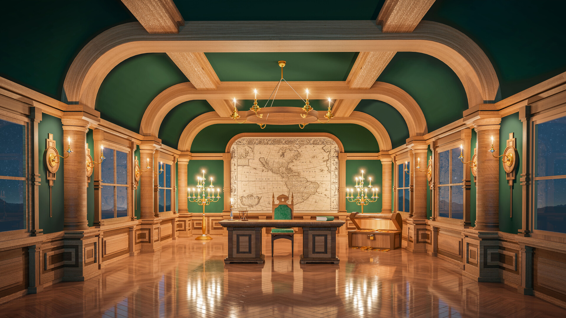 ArtStation - Captain's room