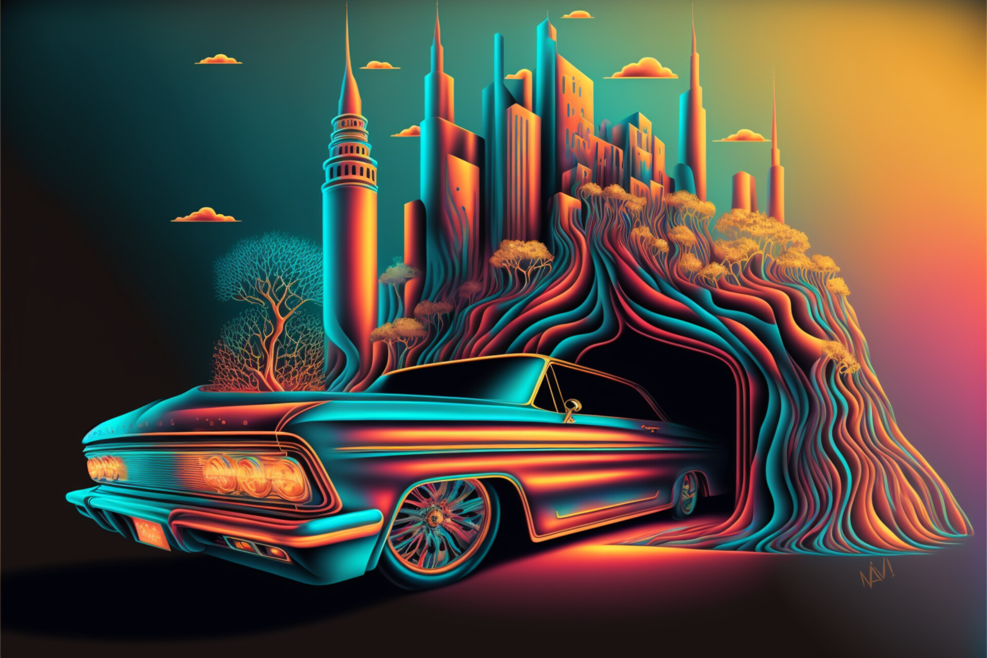 ArtStation - Castle Neon 63