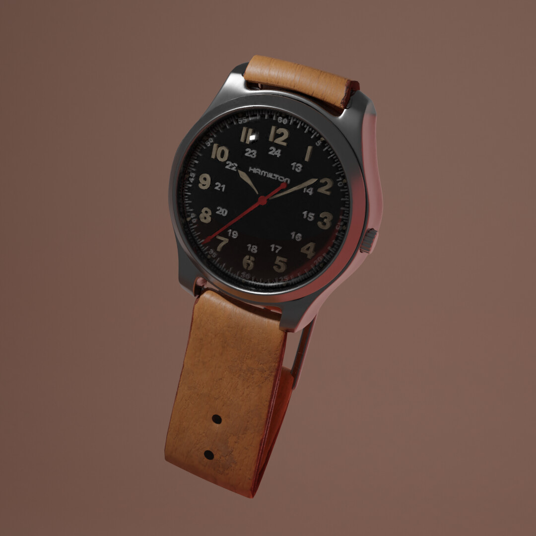 ArtStation - Hamilton watch