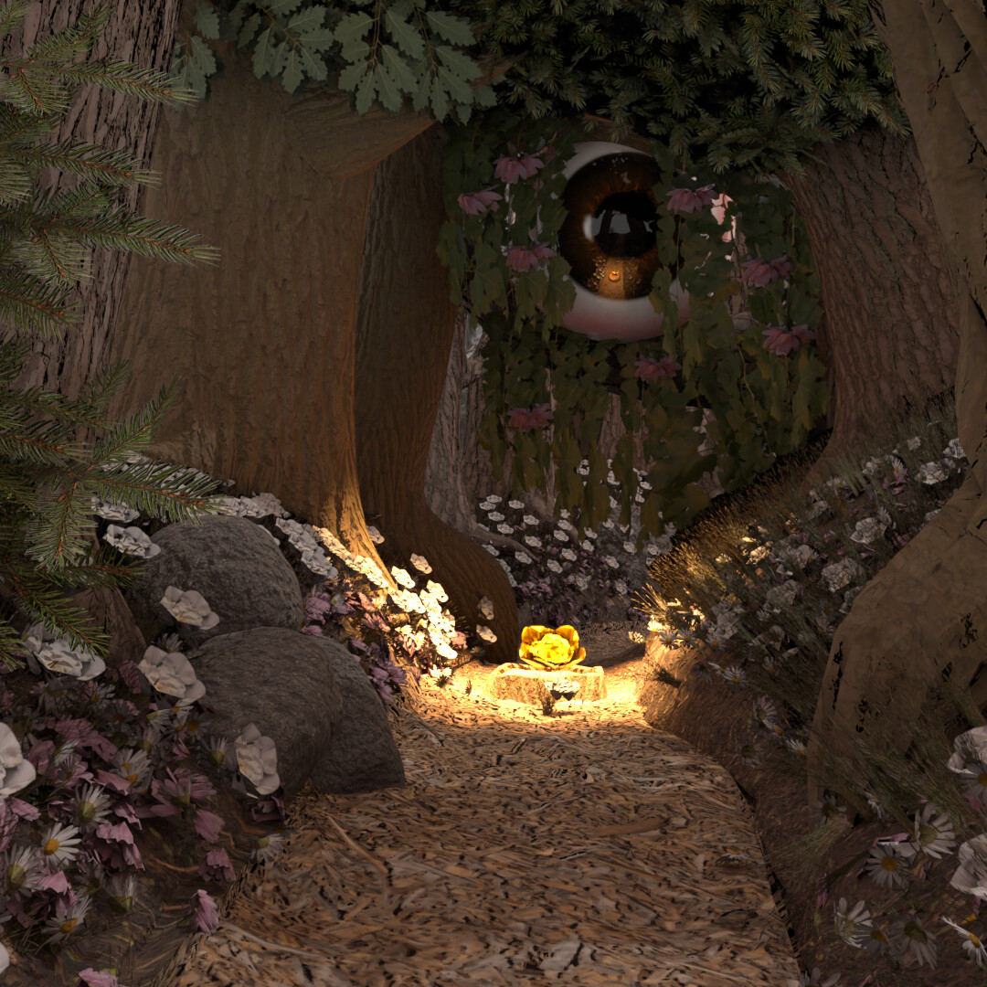 ArtStation - The flower Guardian