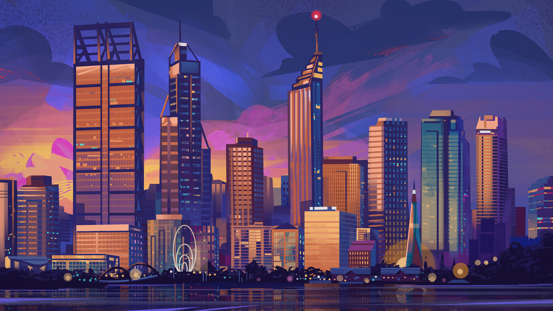ArtStation - Perth City Lofi