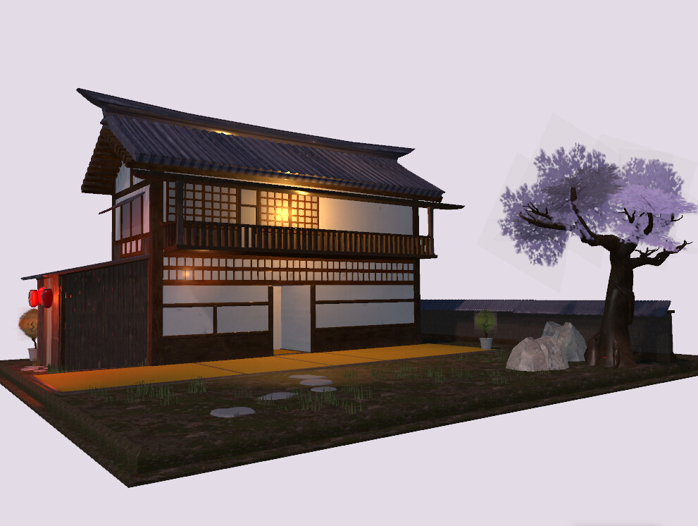 ArtStation - High quality Japanese style small environment