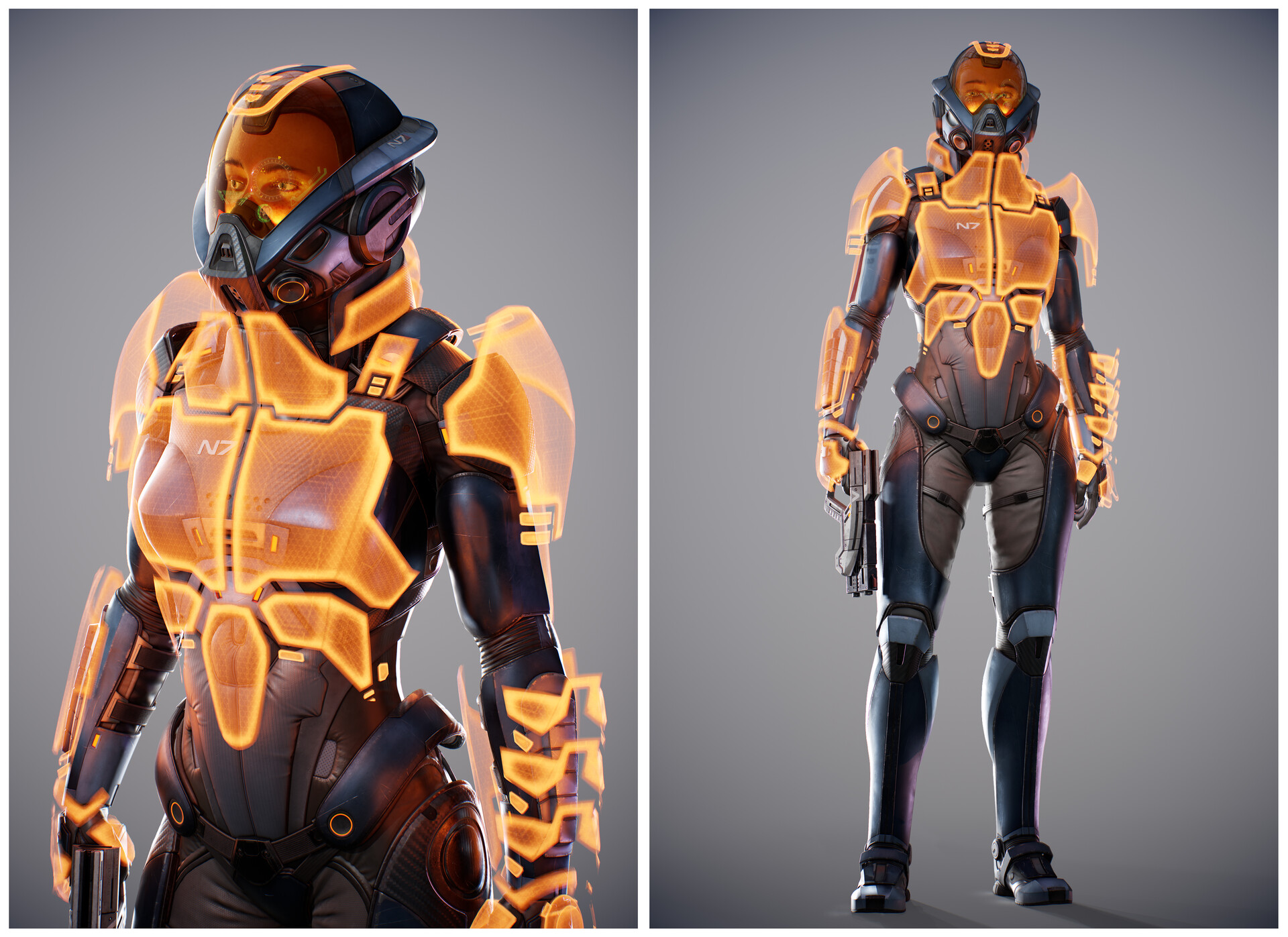 Richard Bryce Gore - N7 Soldier: Mass Effect Fan Art