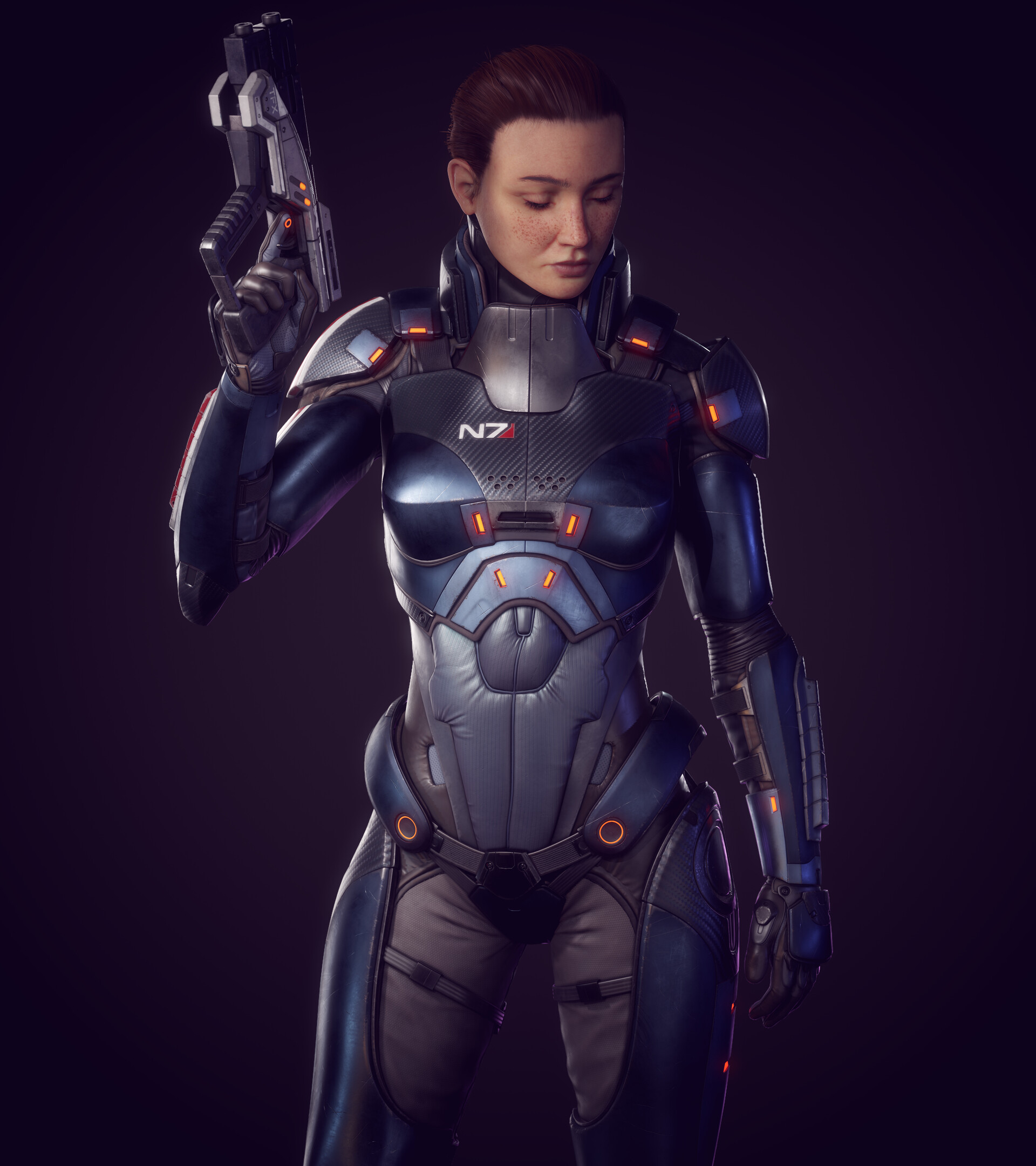 Richard Bryce Gore - N7 Soldier: Mass Effect Fan Art
