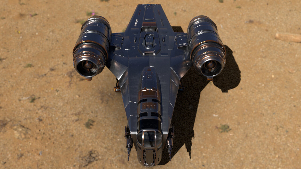 Aryan Shrivastava - Razor Crest Texturing
