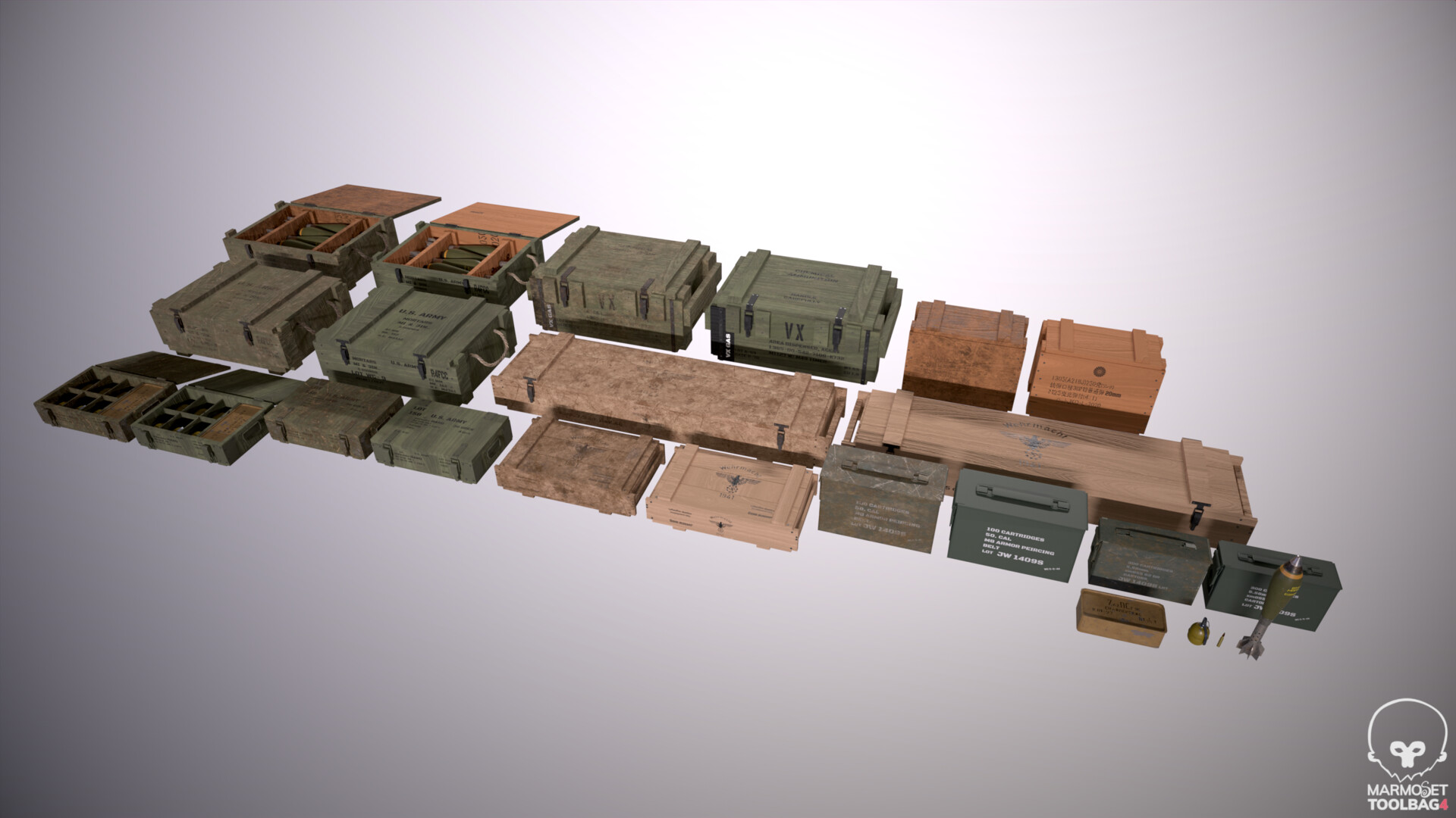 ArtStation - Ultimate Ammo Box Asset Pack