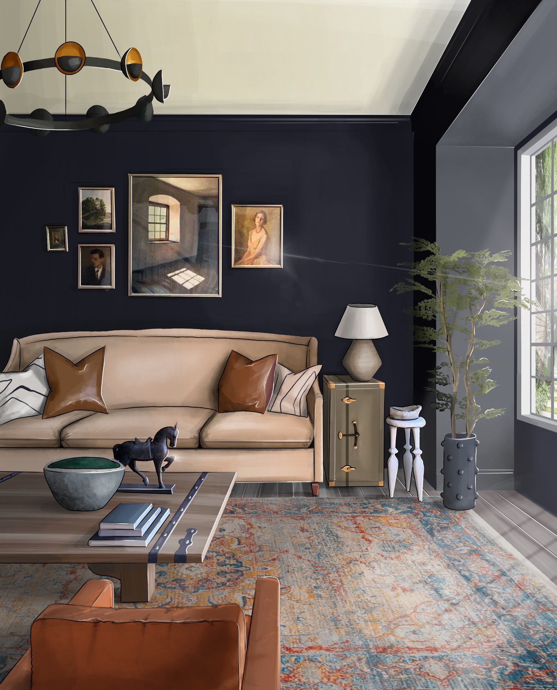 ArtStation - Living room