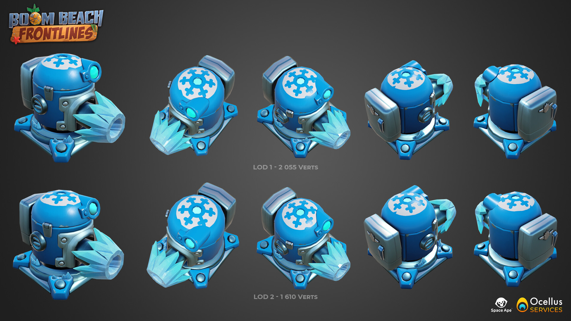 Ocellus - SERVICES - Boom Beach: Frontlines - Ice Cannon 🧊
