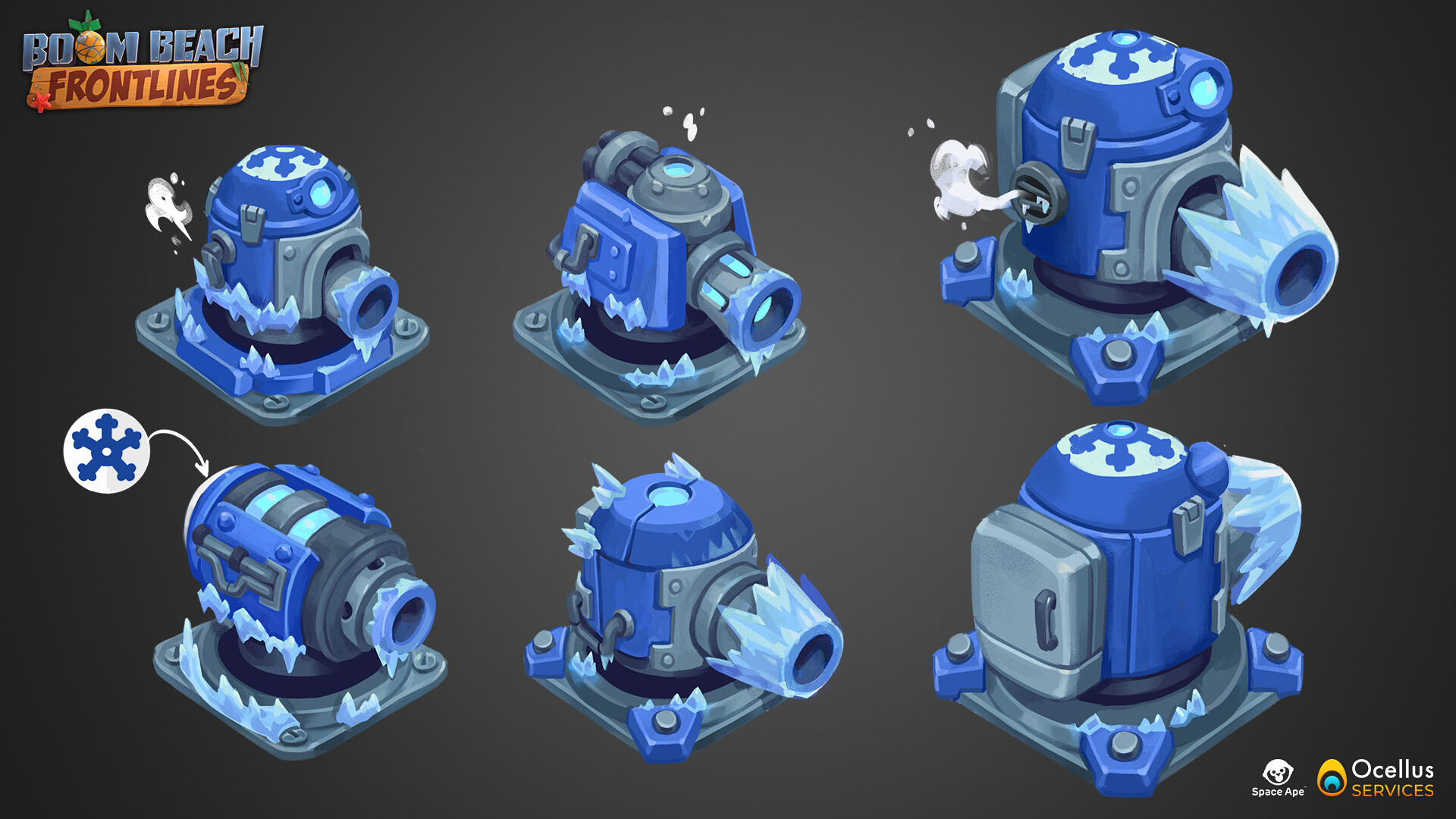 Ocellus - SERVICES - Boom Beach: Frontlines - Ice Cannon 🧊