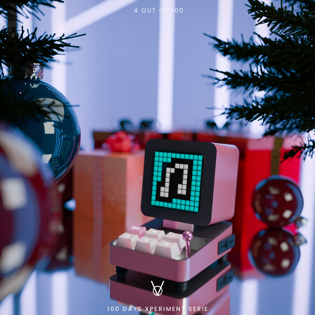 ArtStation - Divoom Ditoo Retro Pixel Gift