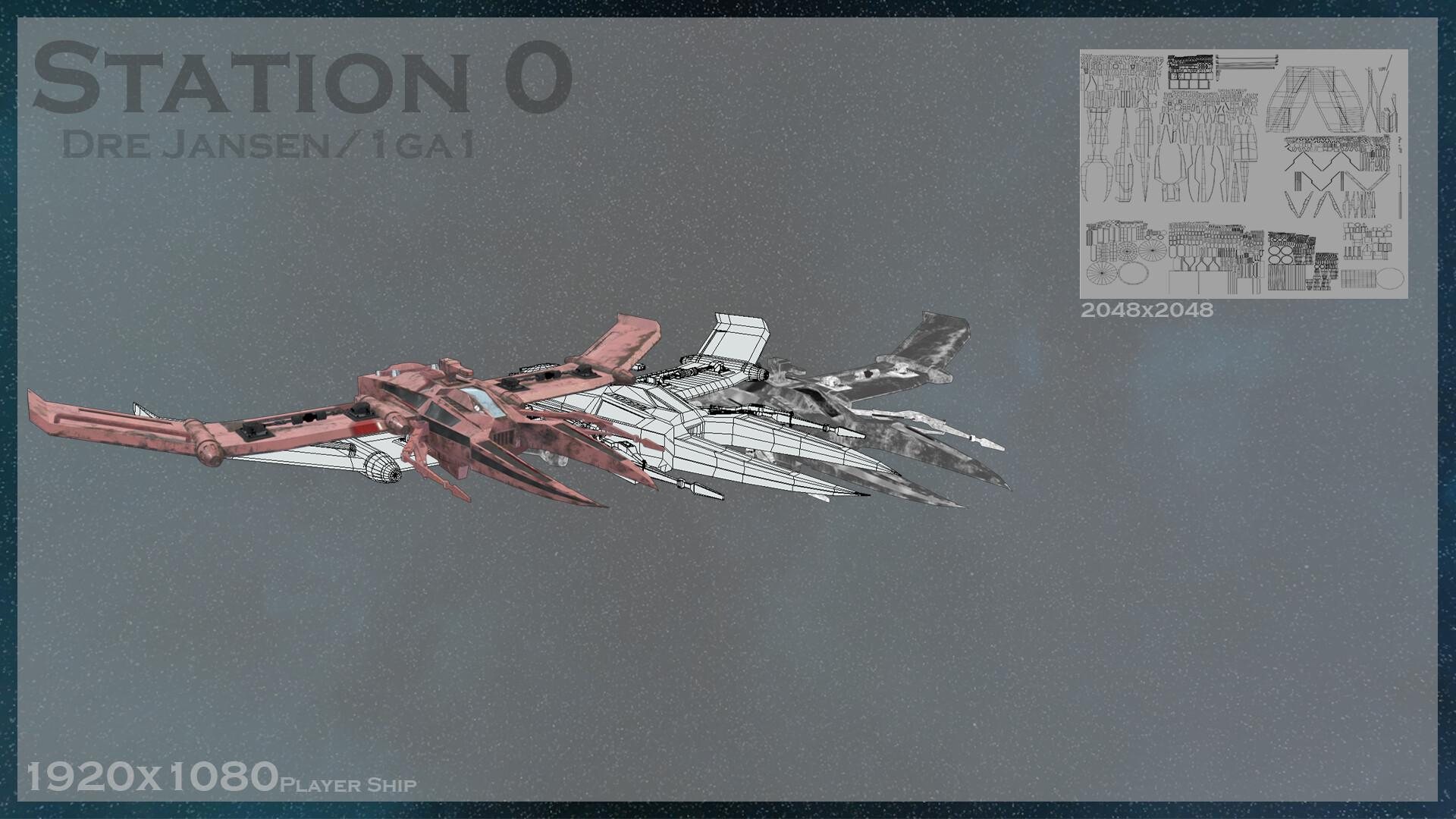ArtStation - Player Ship - Station 0