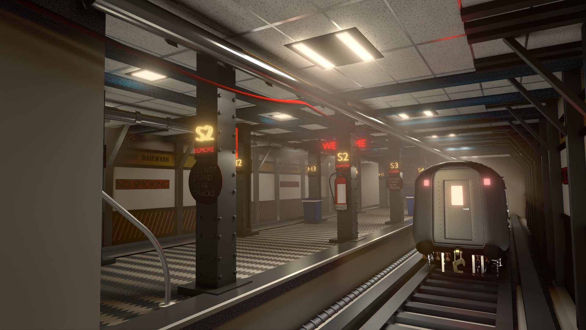 ArtStation - Subway Station