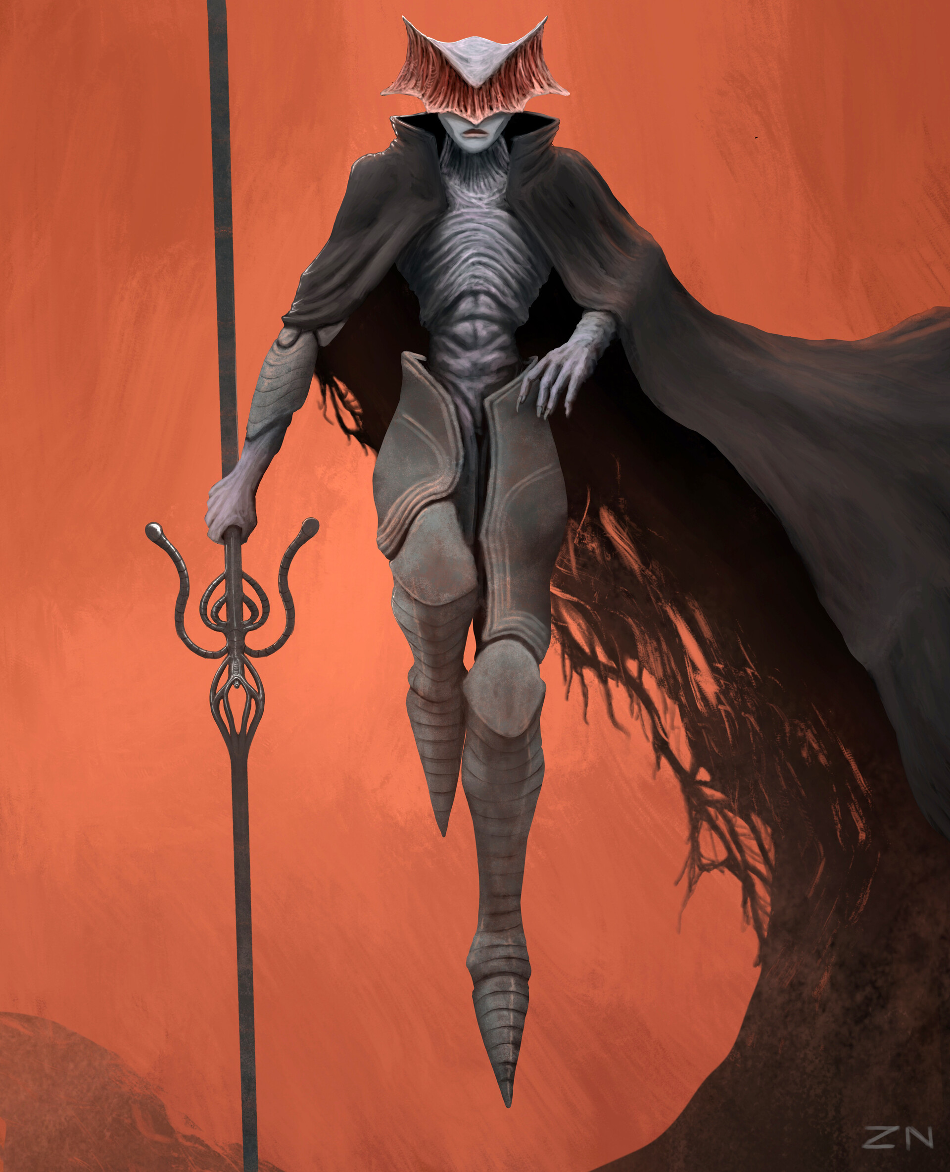 ArtStation - Lancer in The Sky