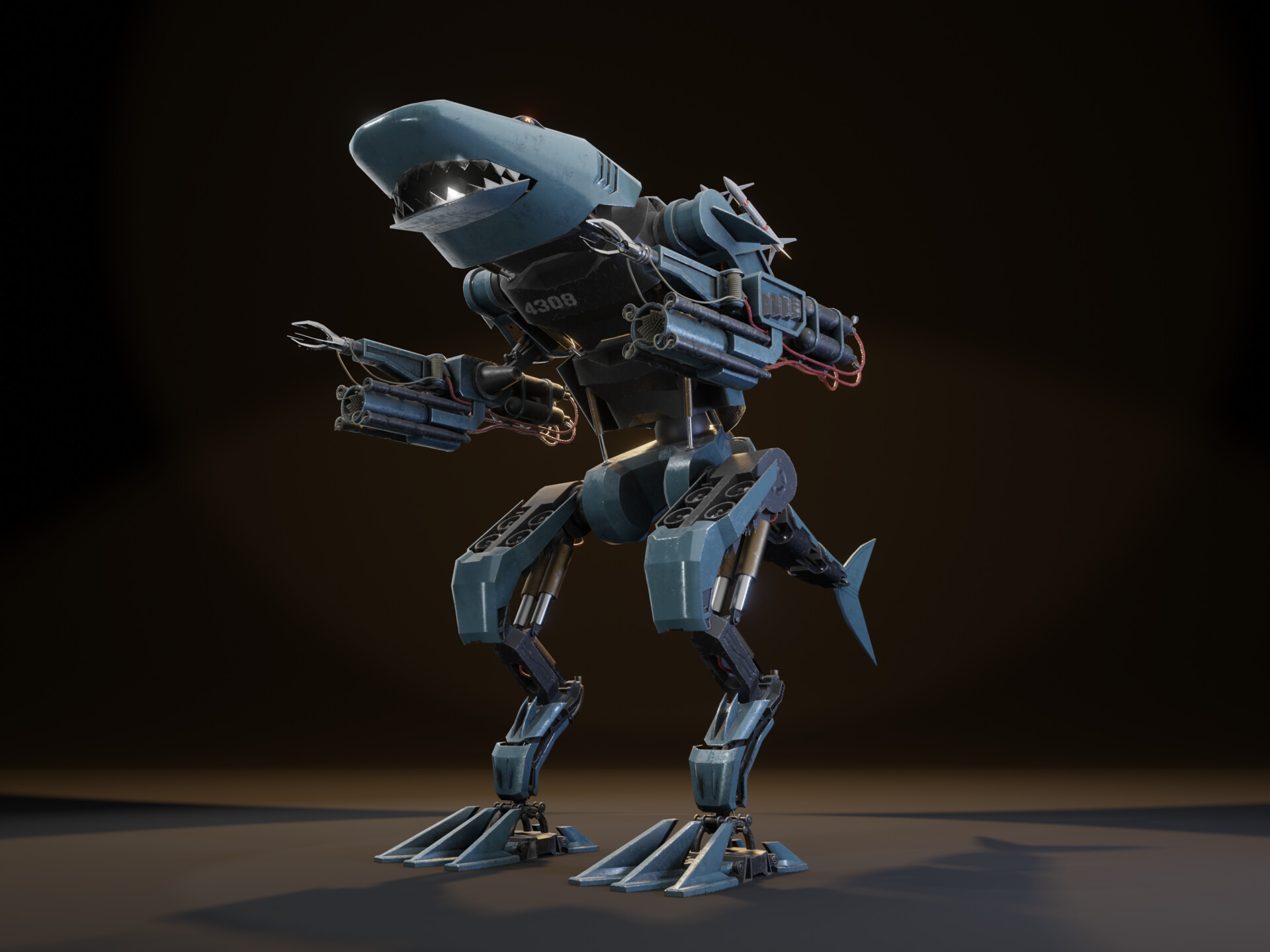 ArtStation - Mech Shark