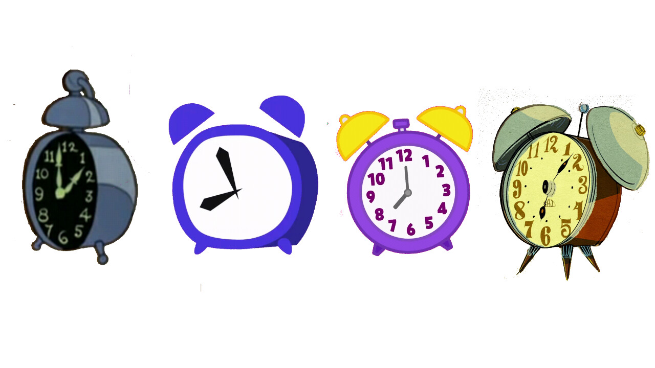 ArtStation - 4 Real Alarm Clocks and 2 Fanmade Ones for Male Characters ...