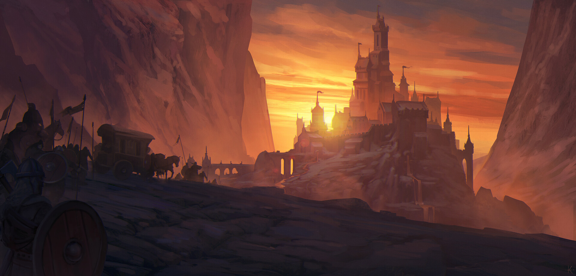 ArtStation - Sunset Kingdom