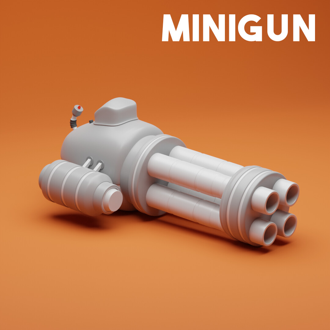 ArtStation - Minigun